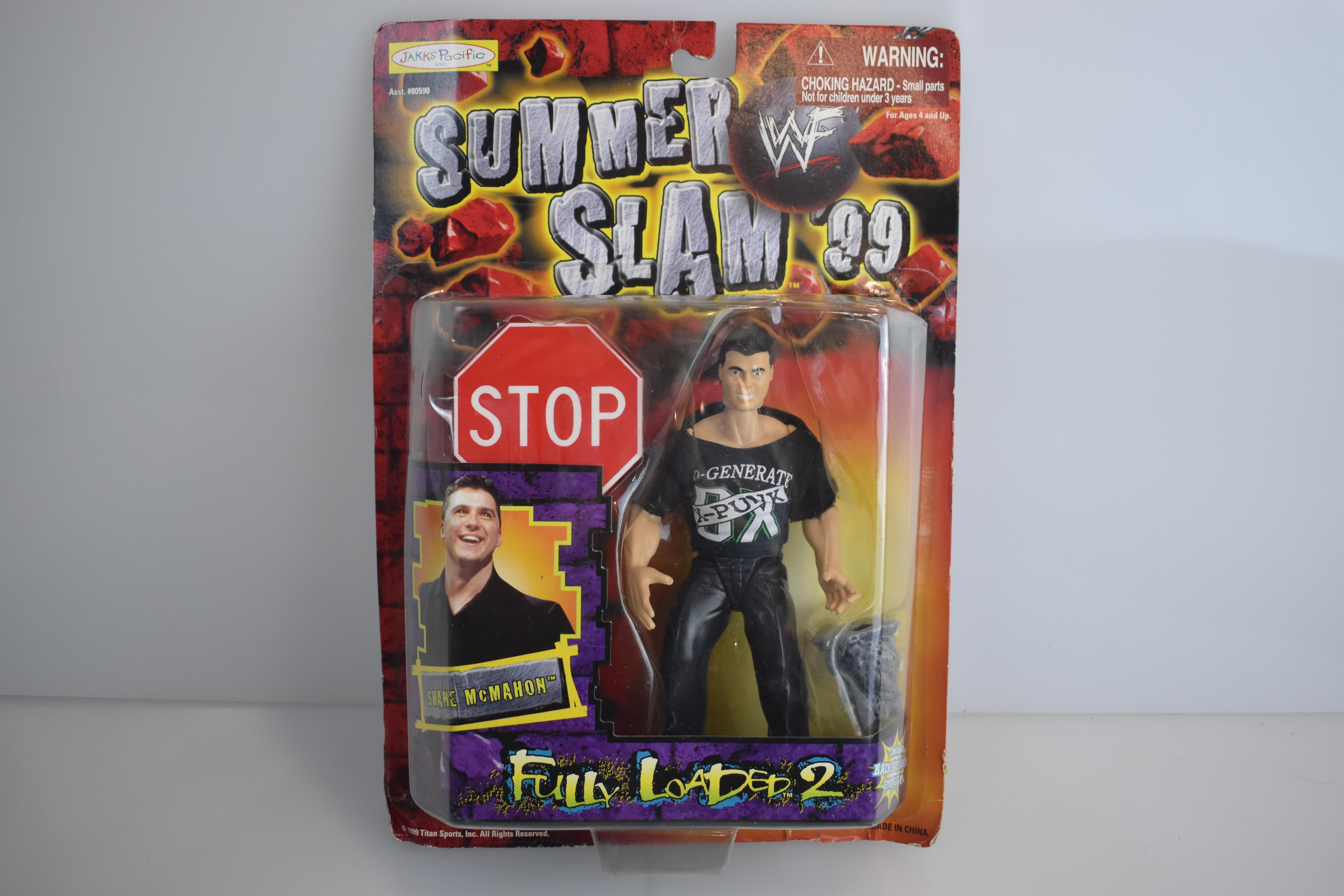 WWE WWF Jakks Pacific Shane McMahon Fully Loaded 2 Summer Slam Figure Elite