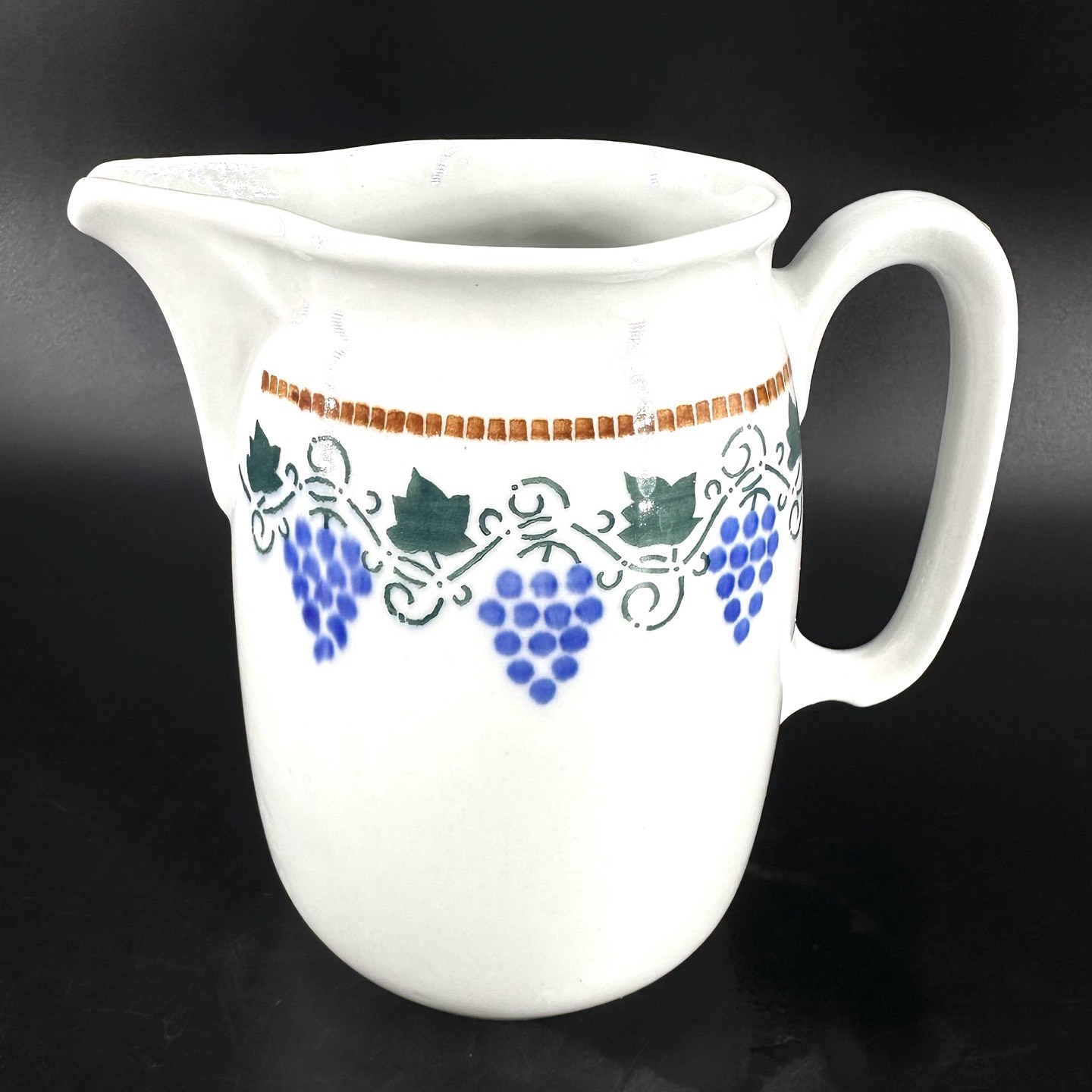 Germany Pottery Grape Pitcher
