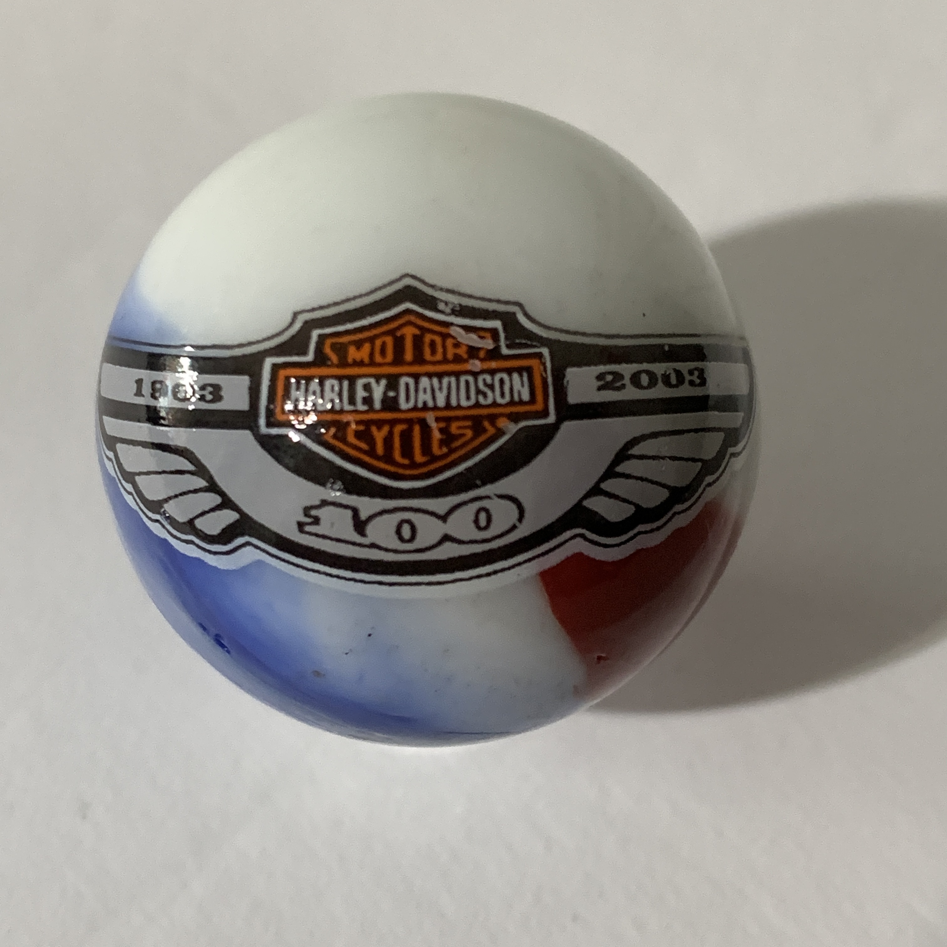 Harley-Davidson Marble #13 1 1/4