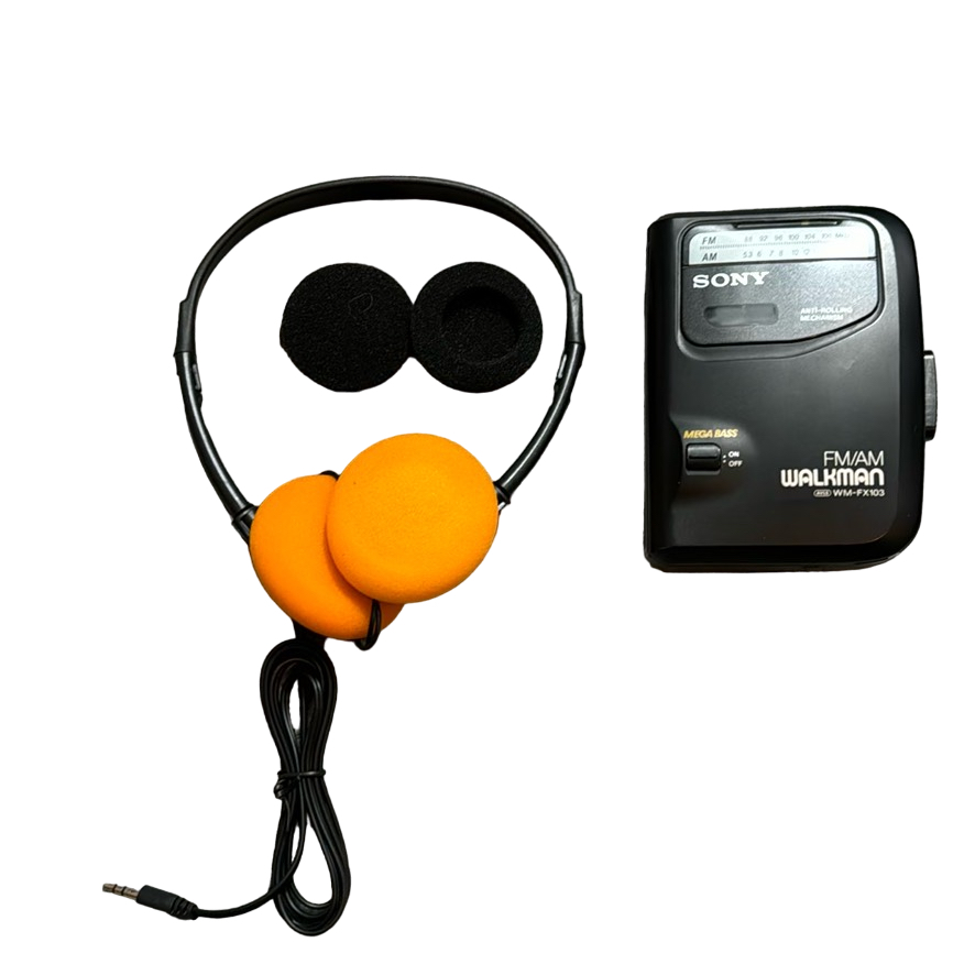 Vintage Restored Sony Walkman Cassette Player