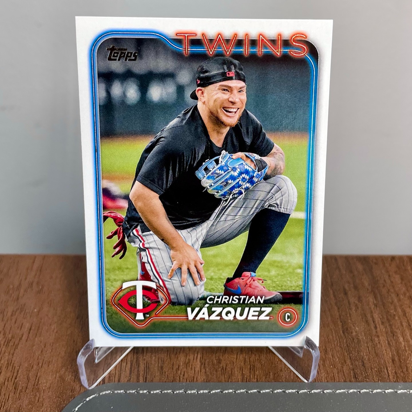 Christian Vazquez (Minnesota Twins) 2024 Topps Series Two Golden Mirror