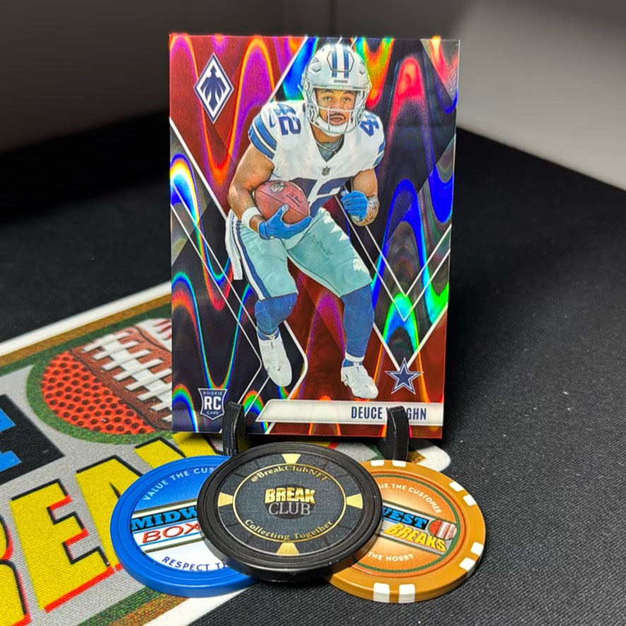 2023 Deuce Vaughn Rc Red Seismic Wave Refractor 130/199 Phoenix Dallas ...