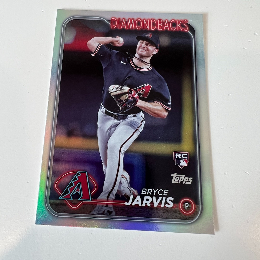 Bryce Jarvis RC Rainbow Foil Arizona Diamondbacks