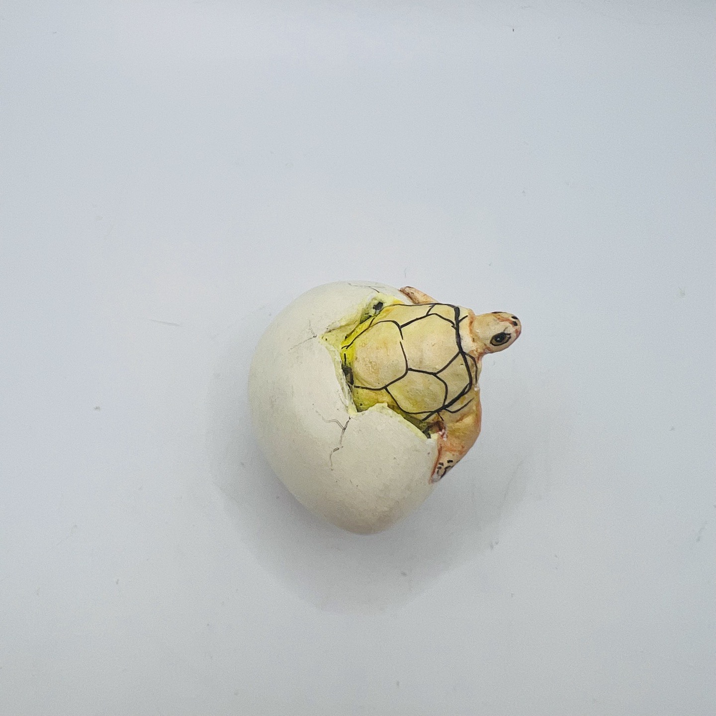 Mini Hatching Sea Turtle Signed Luis Perez Mexico 1.5”