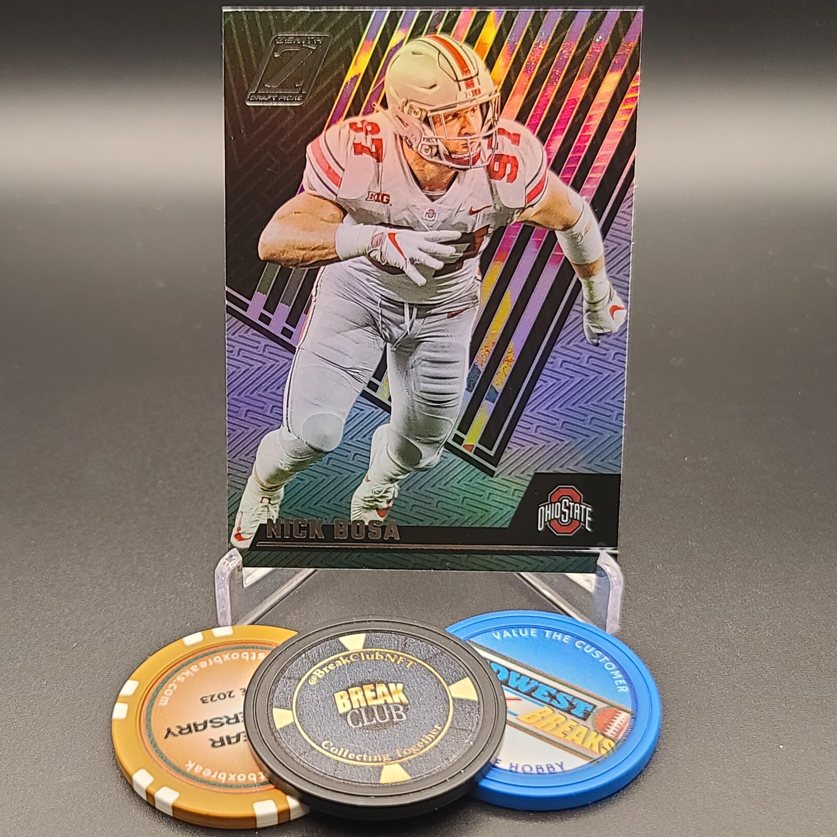 Nick Bosa 2023 Panini Chronicles Zenith Draft Picks Football Card #23 ...