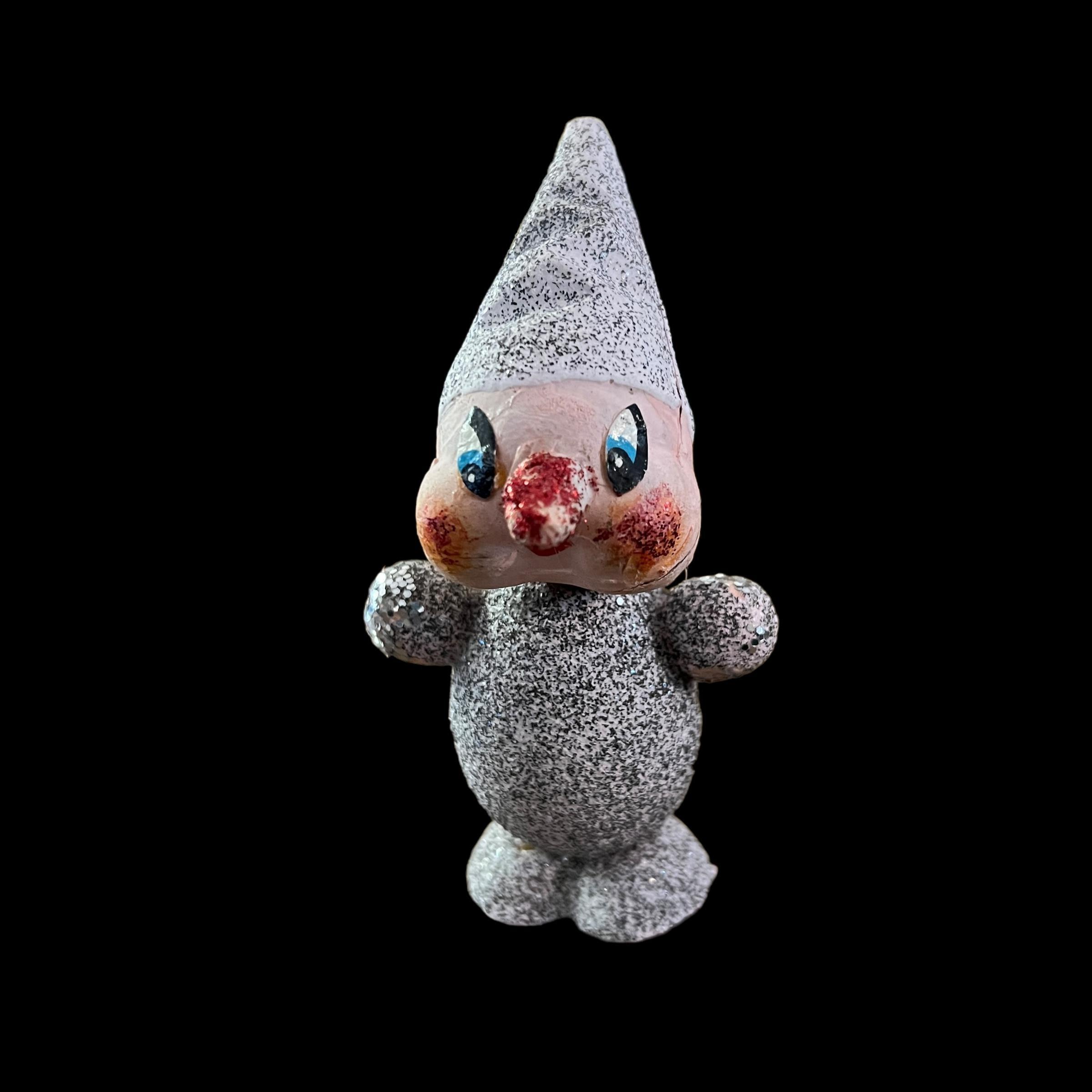 Putz Glitter Elf Gnome Pixie Dwarf Figure Christmas Decoration