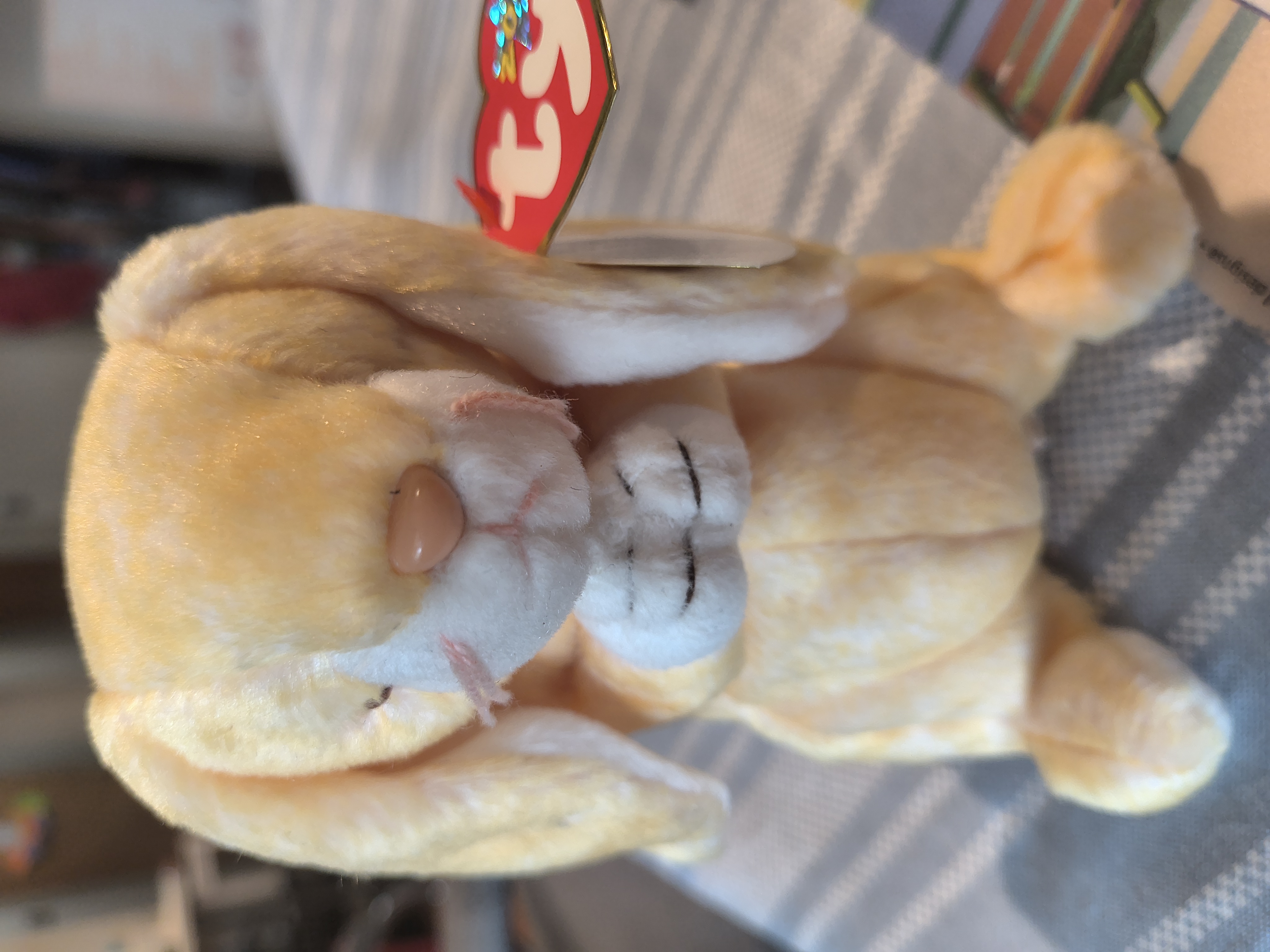 TY 2000 GRACE the PRAYING BUNNY BEANIE BABY Easter Rabbit