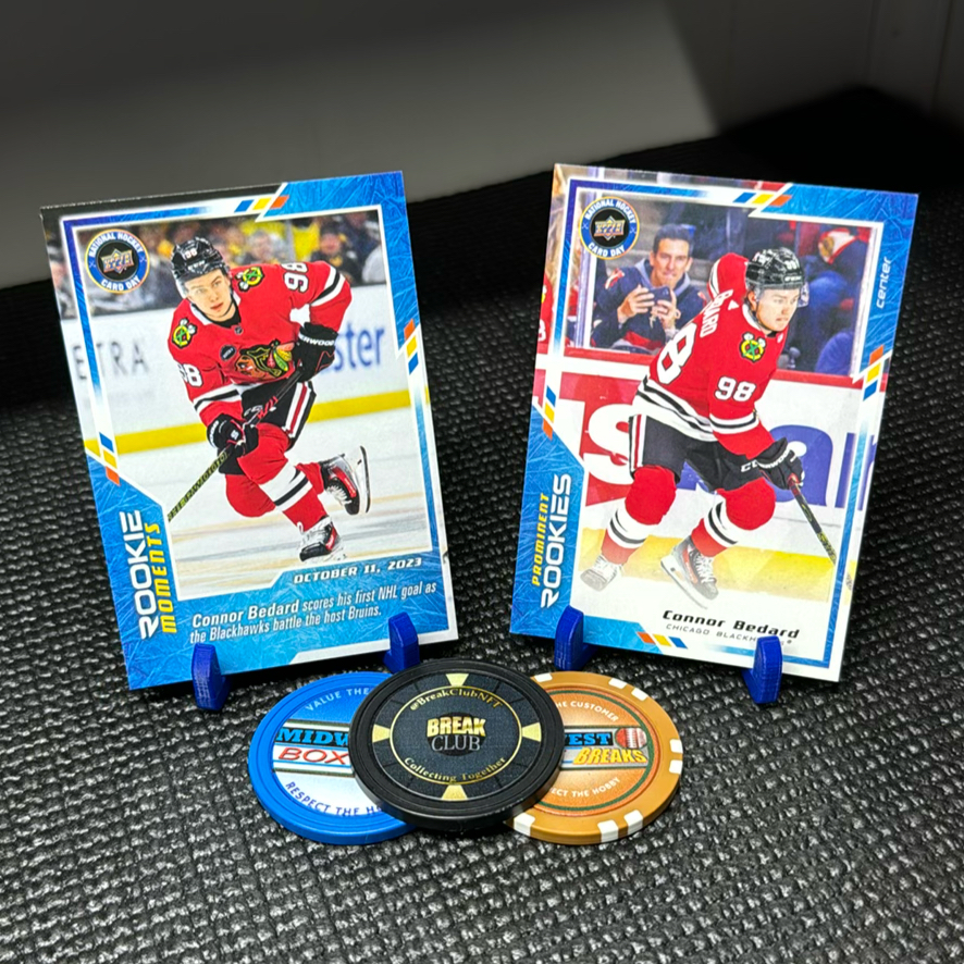 2024 Connor Bedard Rookie Moments And Prominent Rookies Lot National ...