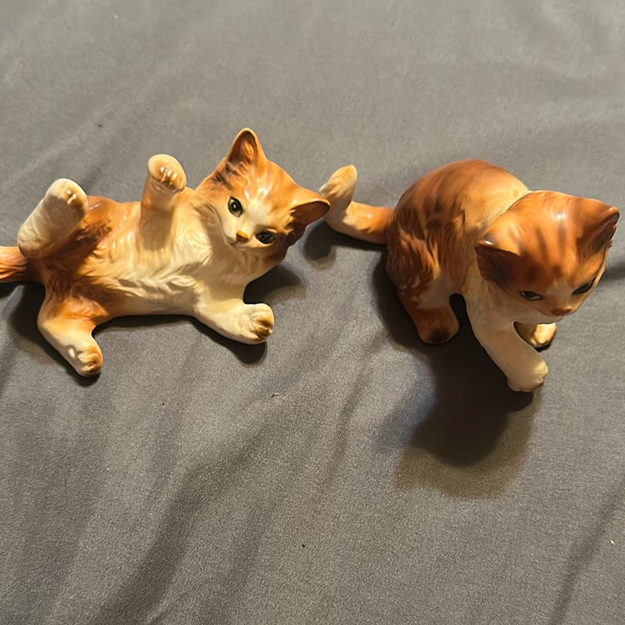 79 Lefton Japan Pair Of Cats