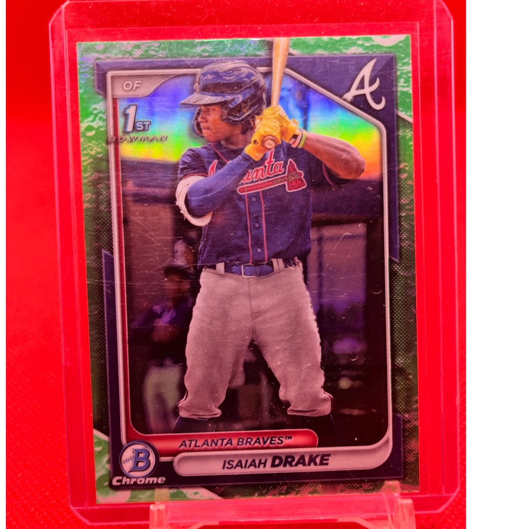 #20 - Isaiah Drake 1st Bowman Chrome Lunar