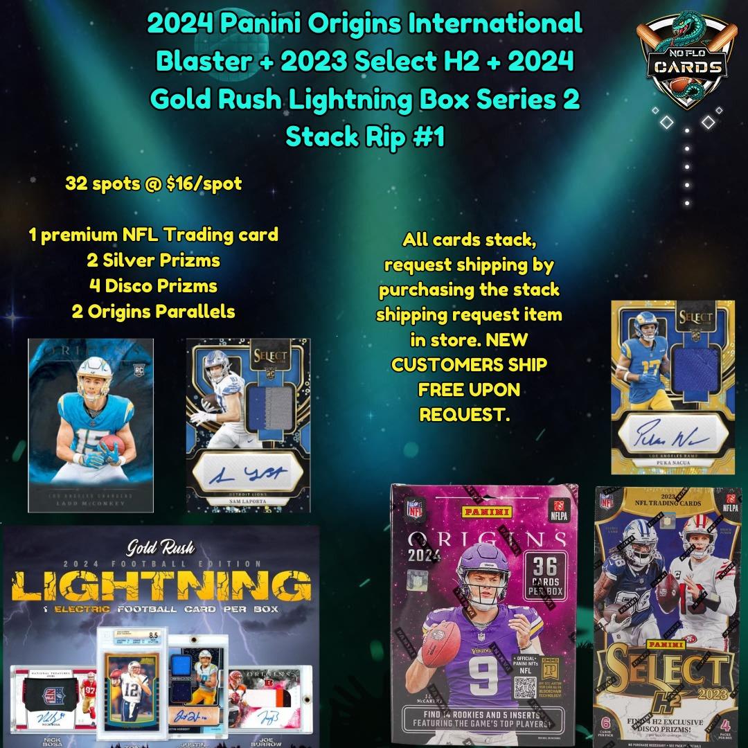 2024 Panini Origins International Blaster + 2023 Select H2 + 2024 Gold ...