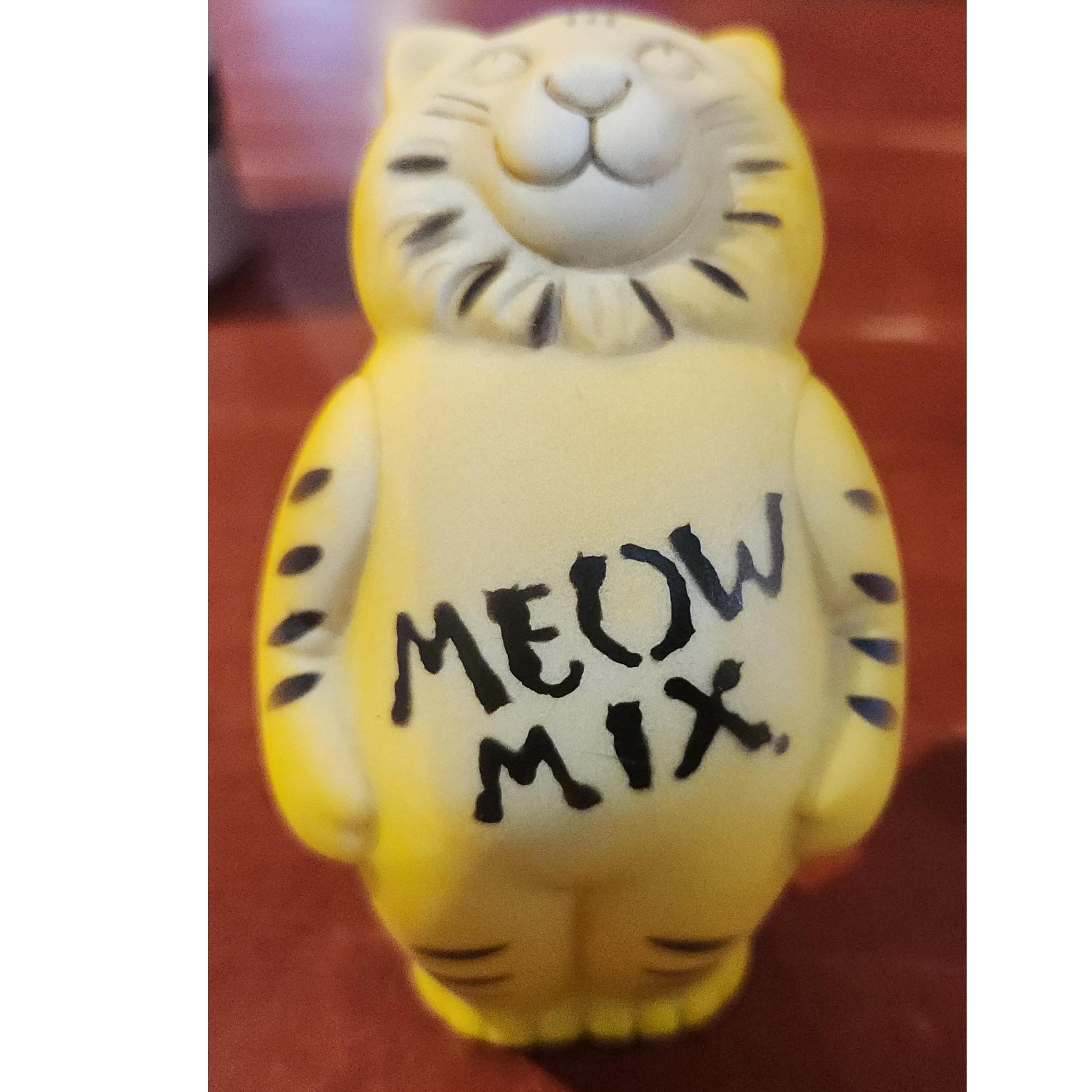 Vintage 1976 Purina Meow Mix Cat Squeak Squeaky Toy