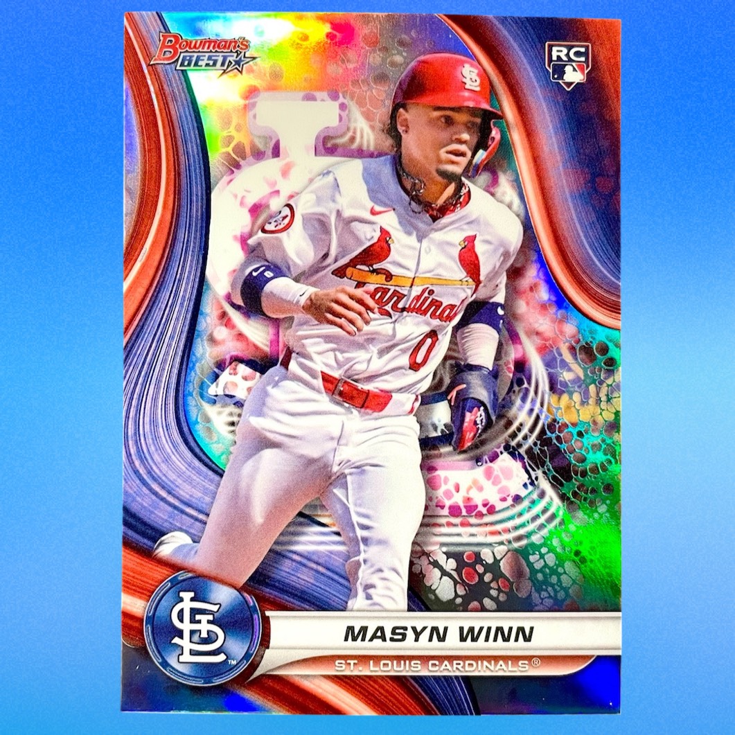 Masyn Winn RC Refractor - 2024 Bowman’s Best - St. Louis Cardinals
