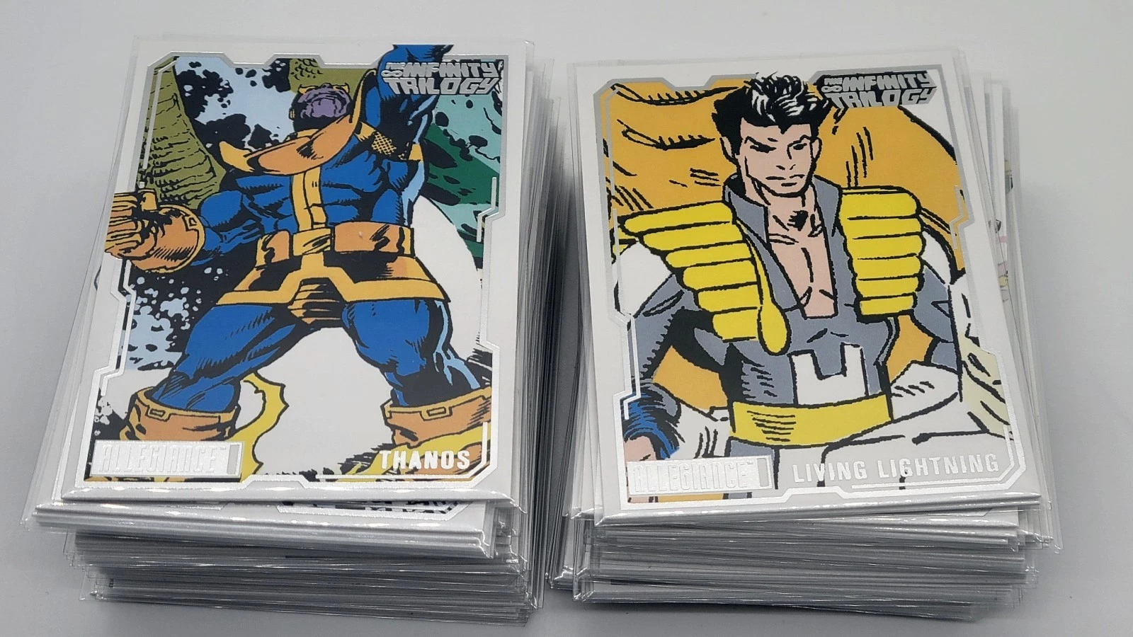 2023 UD Marvel Allegiance Infinity Trilogy Base Set (87/90) Incomplete Lot