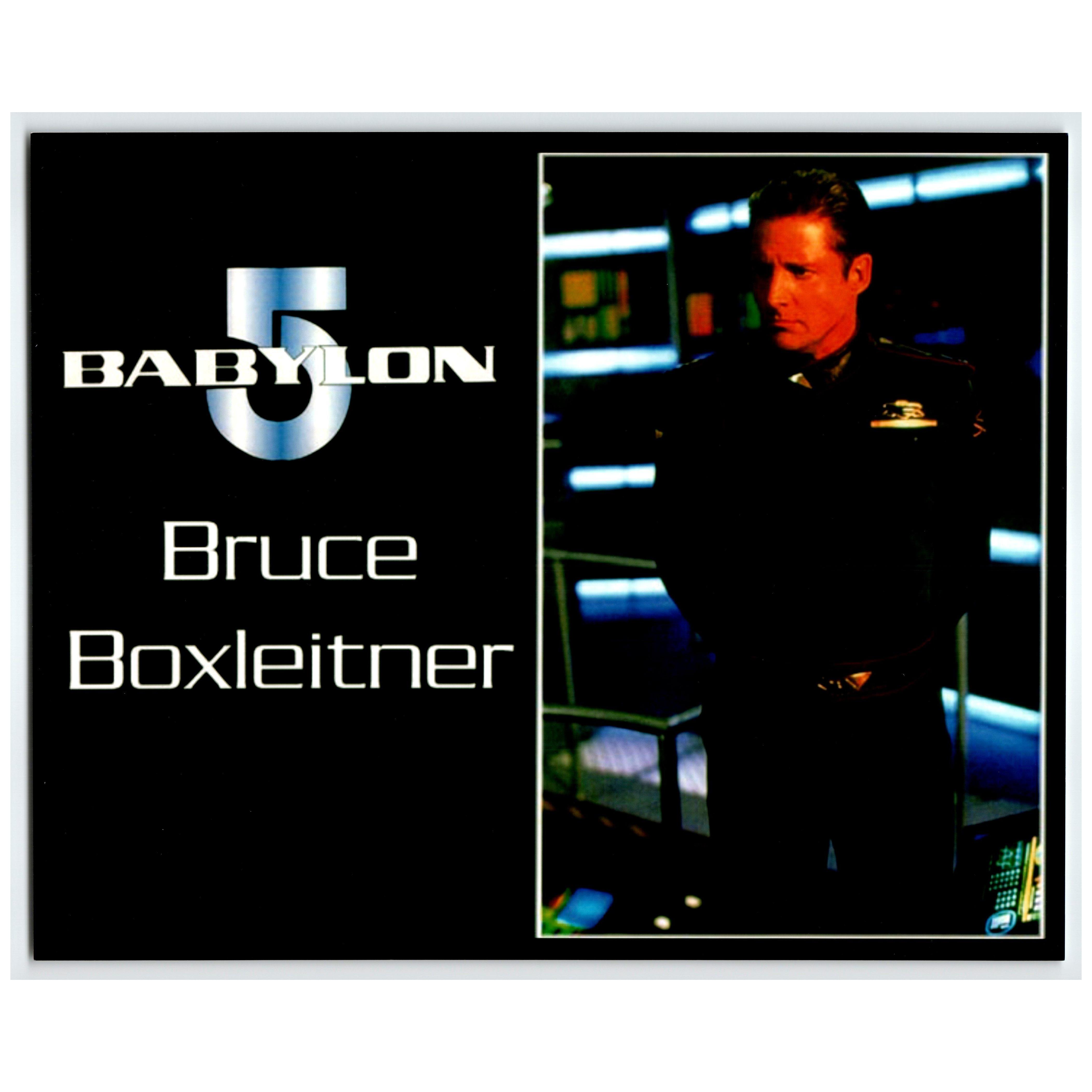 Babylon 5 Captain Bruce Boxleitner John Sheridan 1998 Original Photo 8 ...