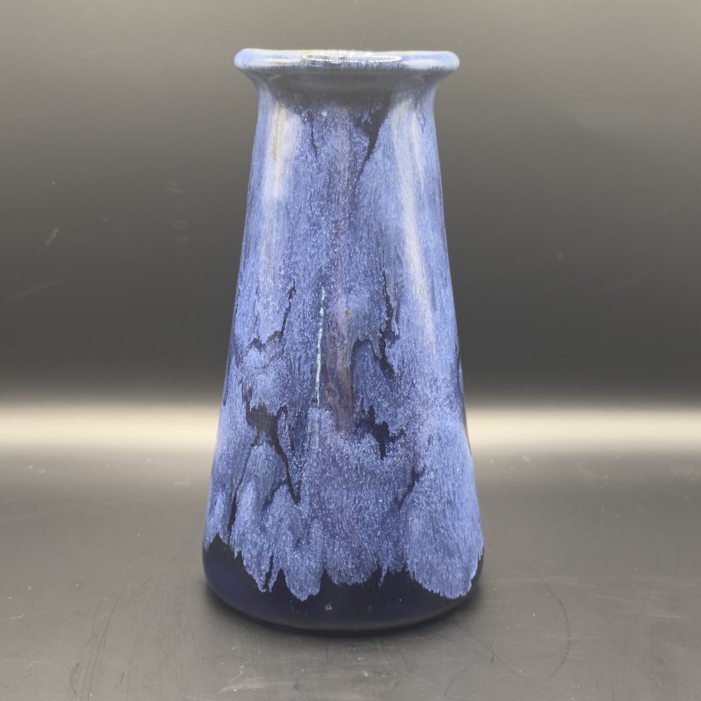 #342 Brush, Mccoy Number 7466 Inch Tall Blue Vase