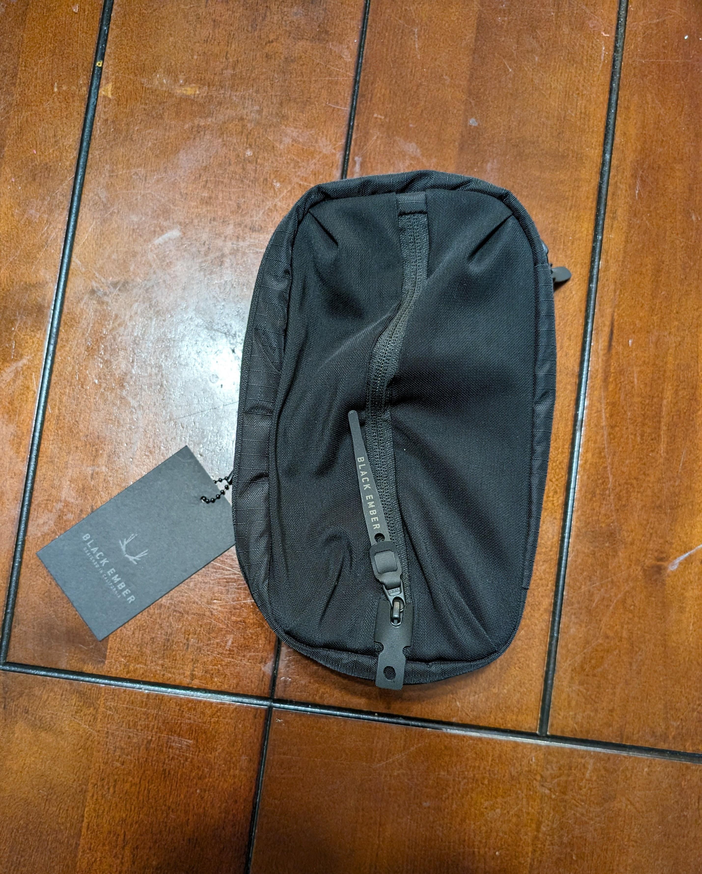 Black Ember Dopp Kit