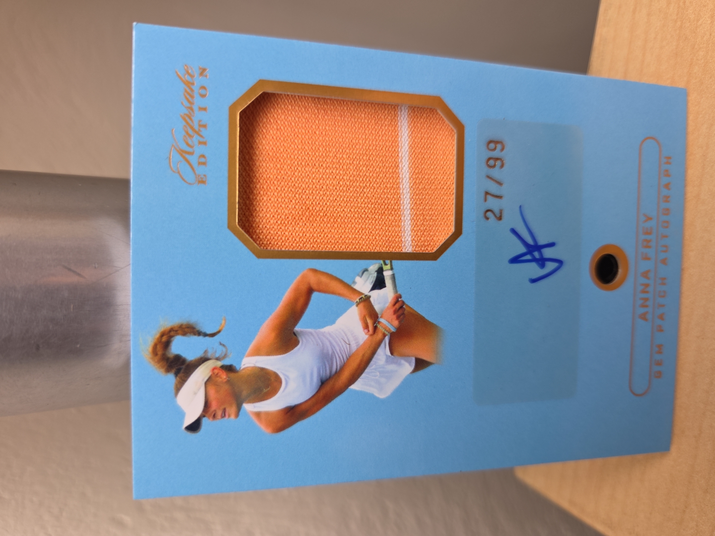 ANNA FREY TIK TOK 2024 KEEPSAKE MULTI-SPORT SIGNED AUTO GEMSTONE PATCH ...