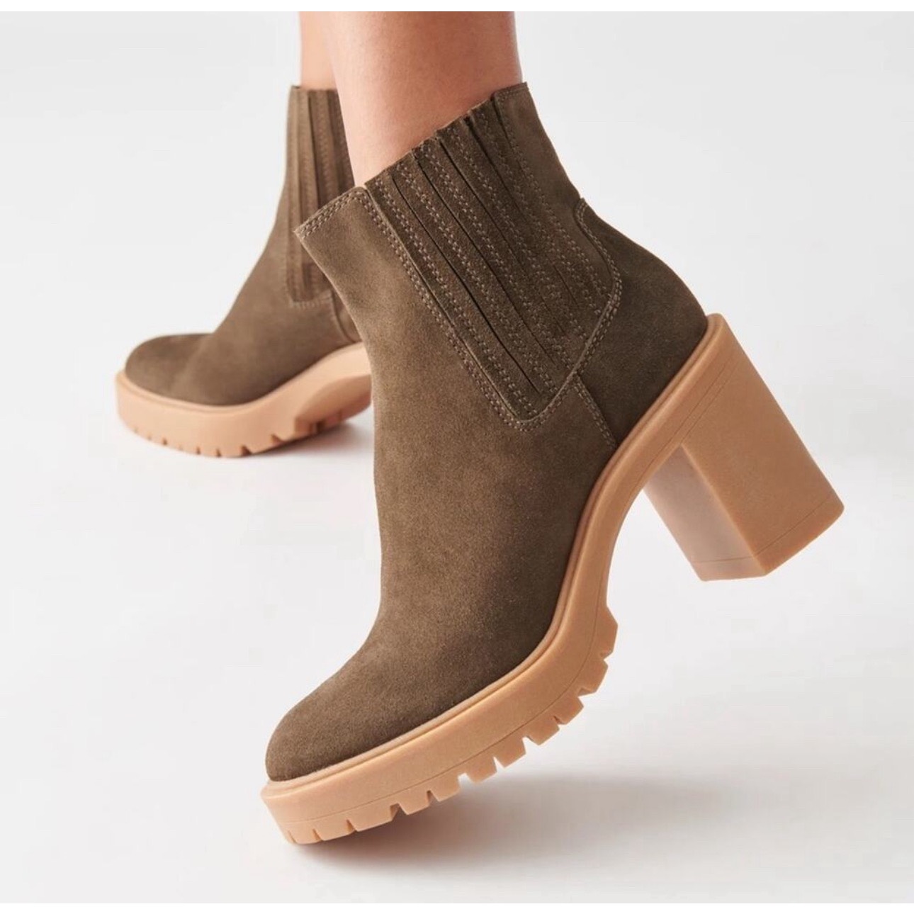 🍁NEW DOLCE VITA CASTER H2O WATERPROOF SUEDE BOOTIE
