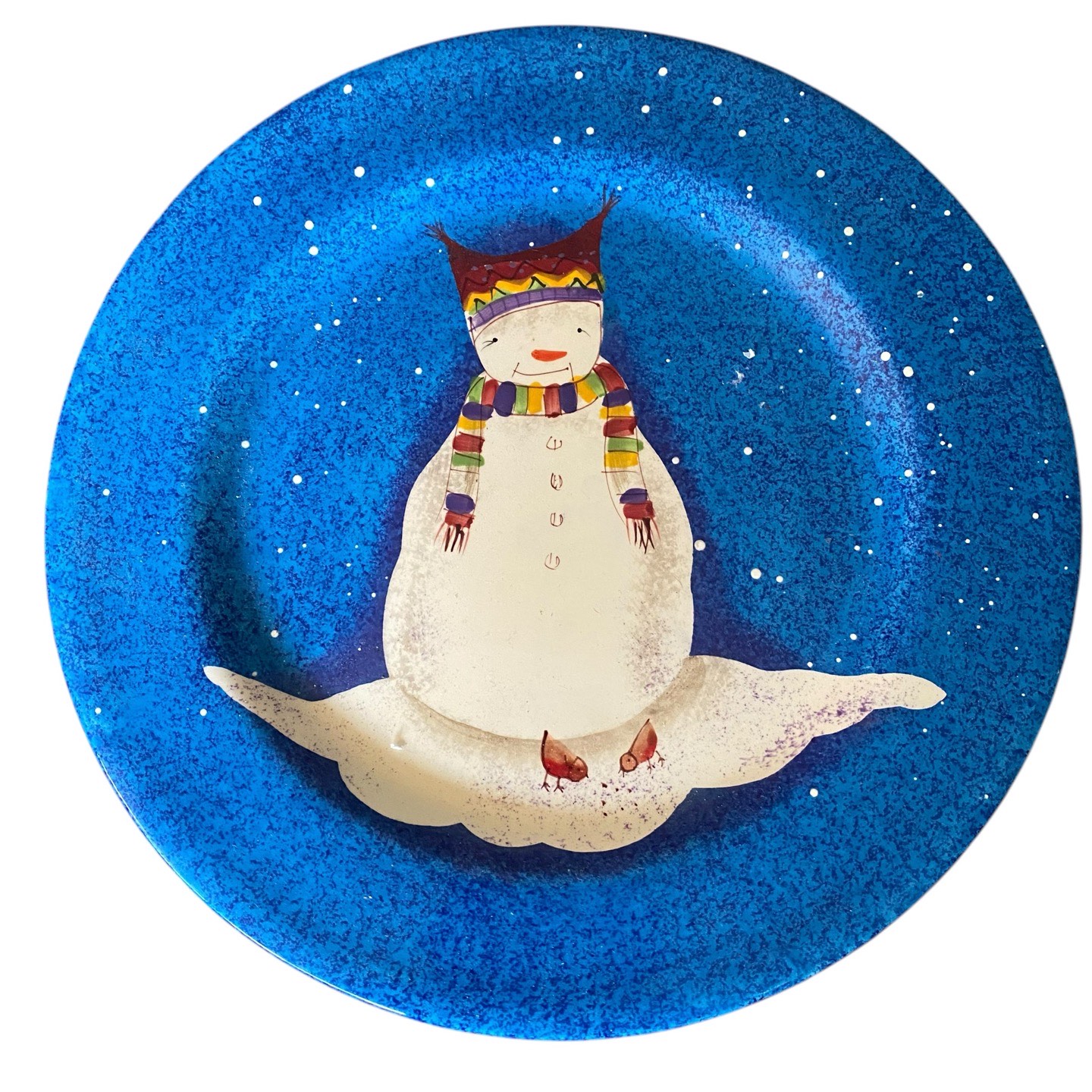 Sakura Oneida Snowmates Debbie Taylor Kerman Dinner Plates 11.5 ...