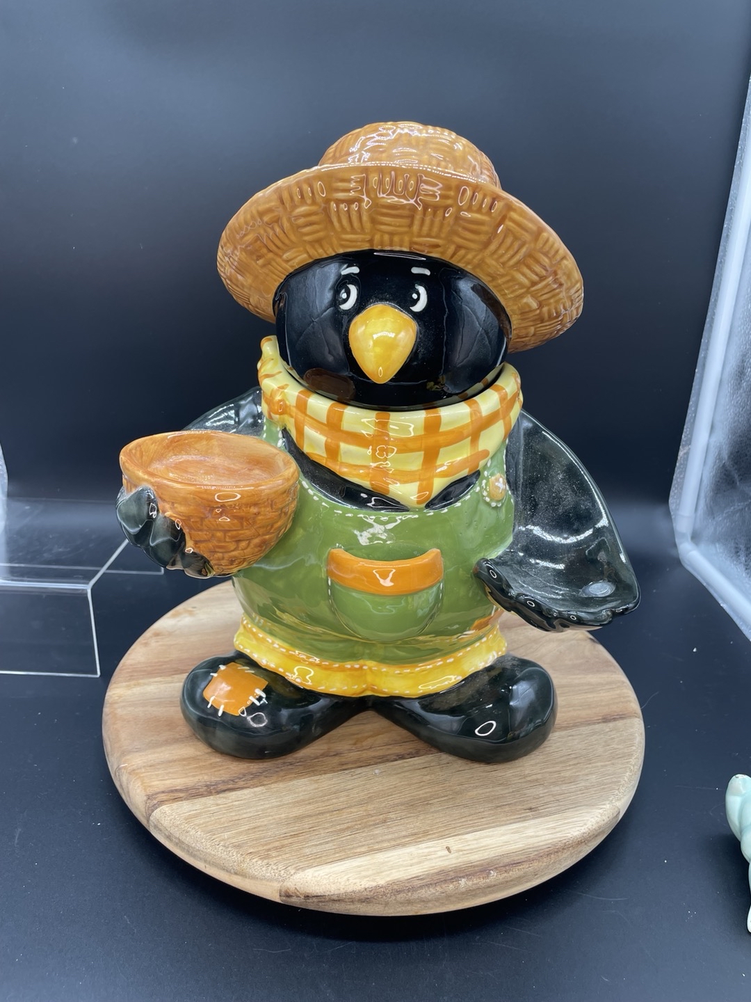 Crow Cookie Jar