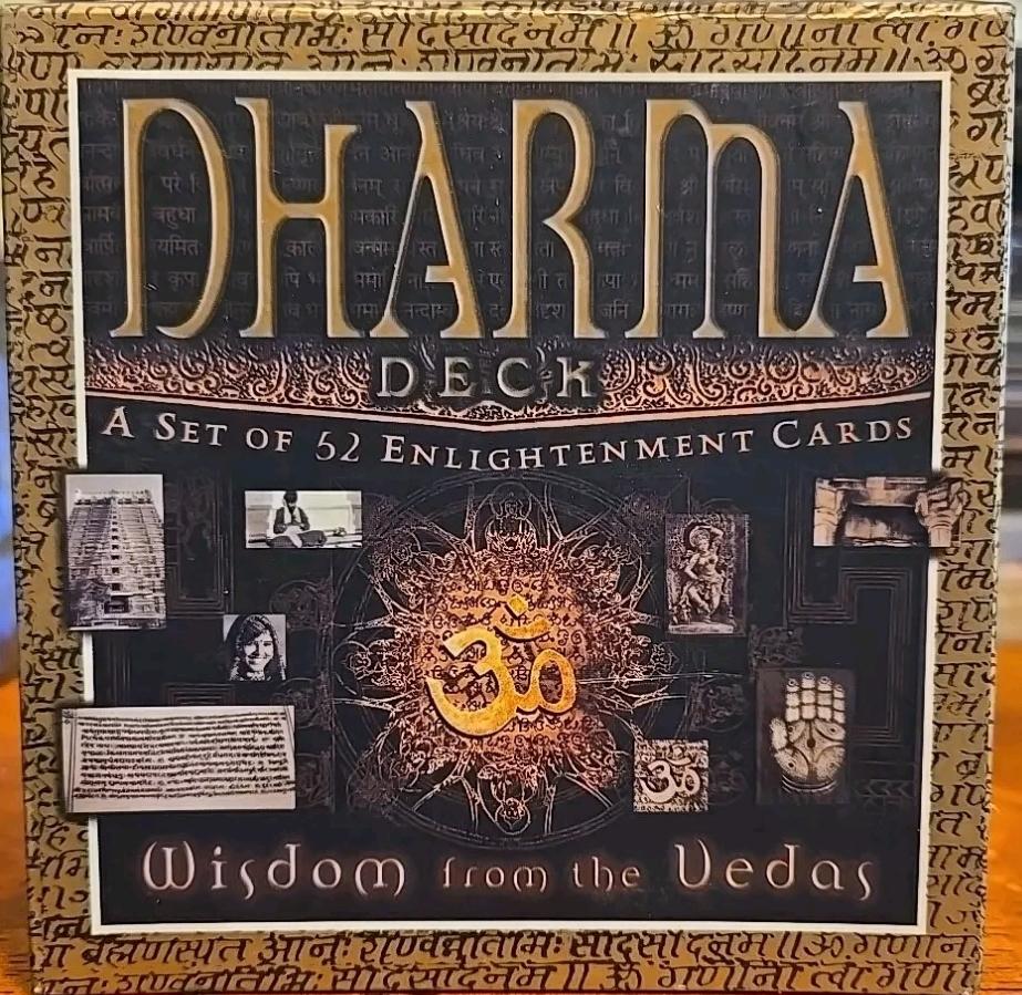 DHARMA CARDS DECK 52 ENLIGHTENMENT CARDS WISDOM FROM VEDAS INSIGHT EDITION