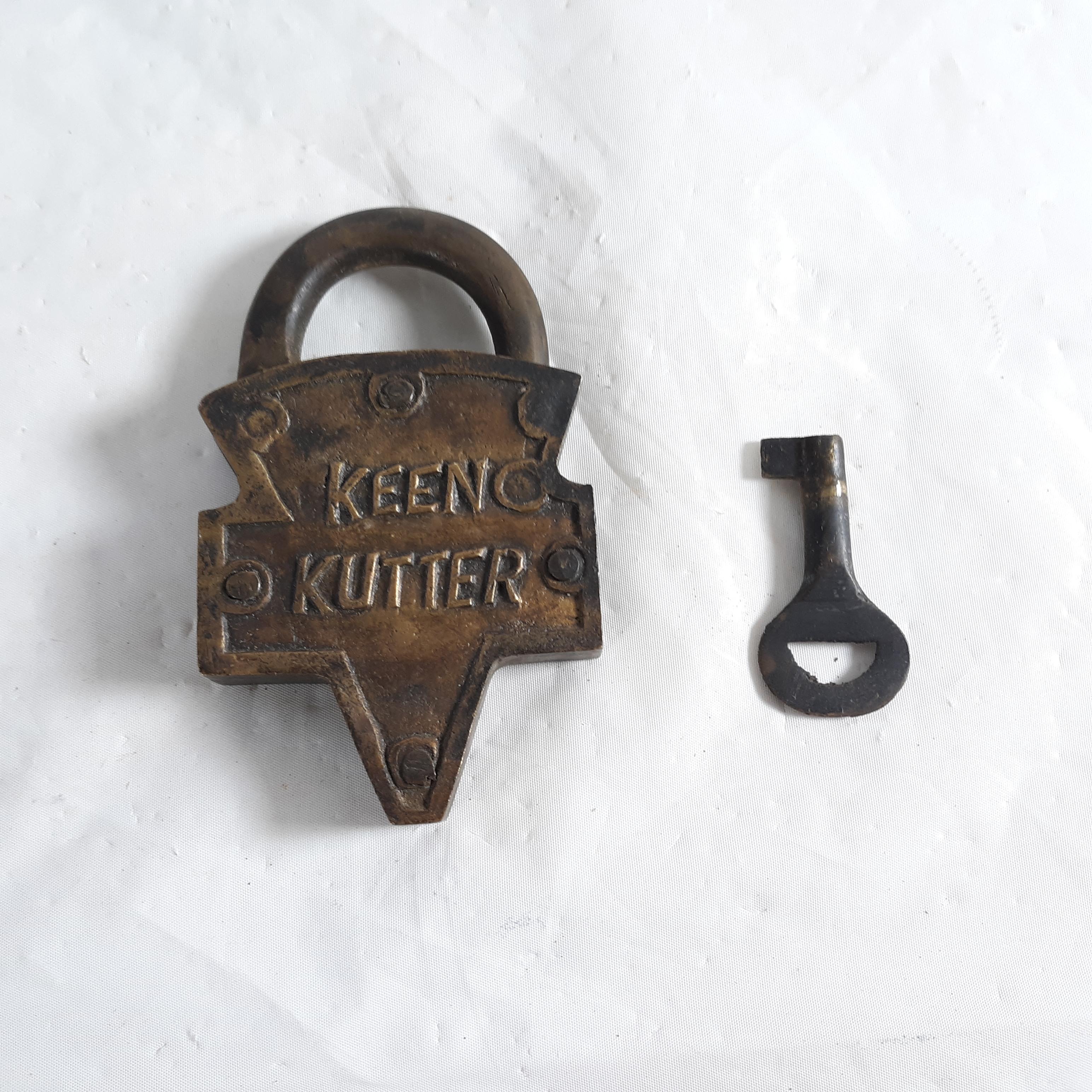Vintage Keen Kutter Padlock with Key