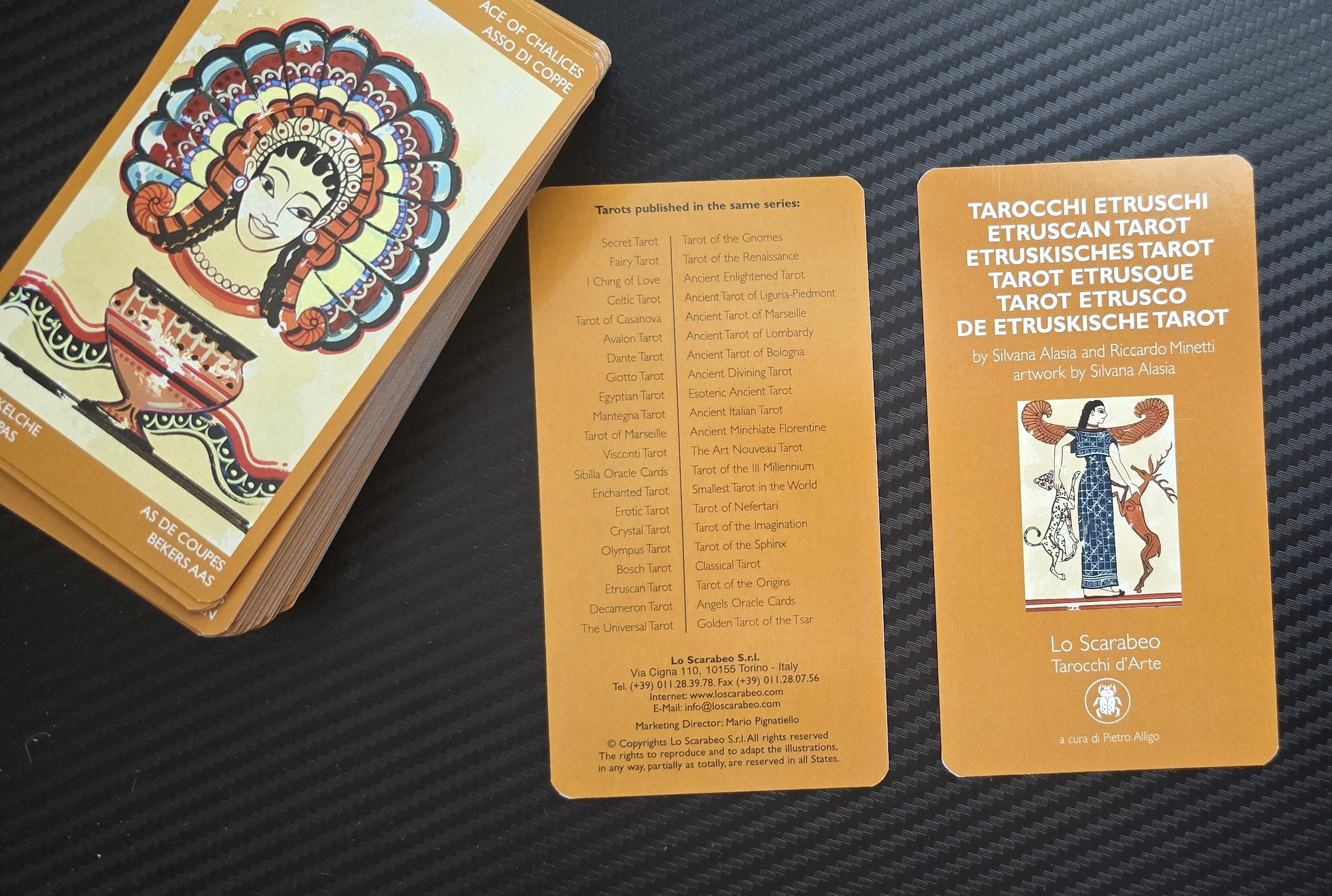 Used Deck, Tarocchi degli Etruschi (Etruscan Tarot), Italian (2006 ...
