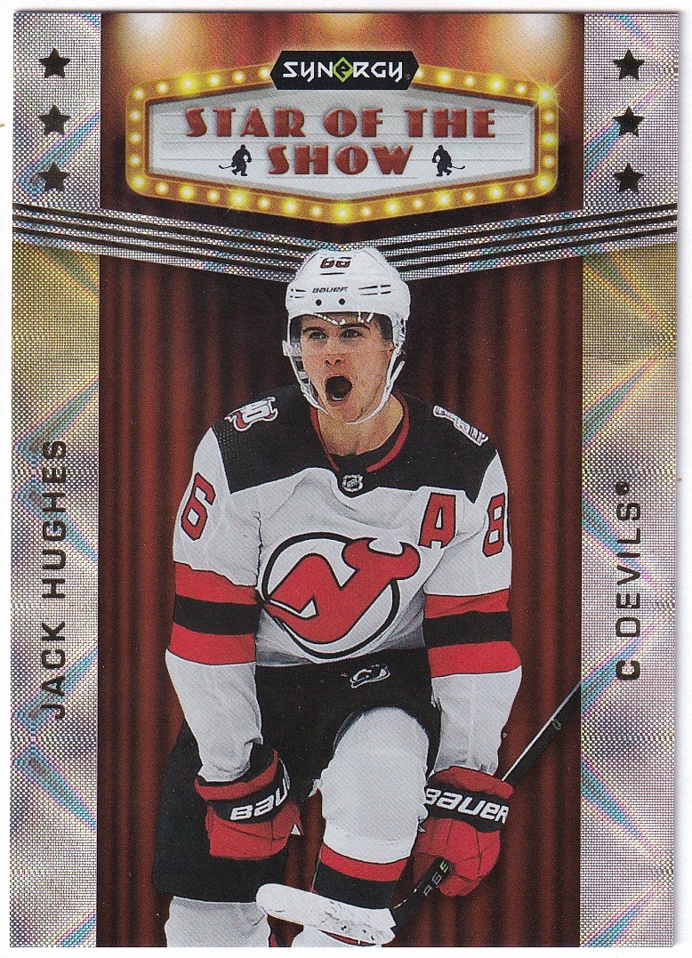 2023-24 Synergy Star Of The Show #SOS5 Jack Hughes New Jersey Devils ...
