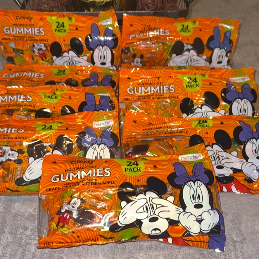 #007 Disney 24 Pack Mickey And Minnie Mouse Gummy’s BB 4/20/26
