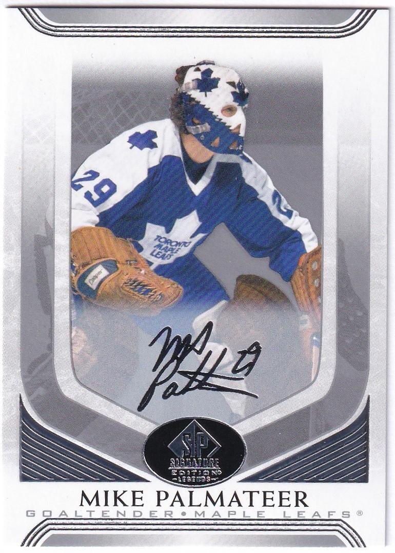 2020-21 SP Signature Legends Silver Script #231 Mike Palmateer Toronto ...