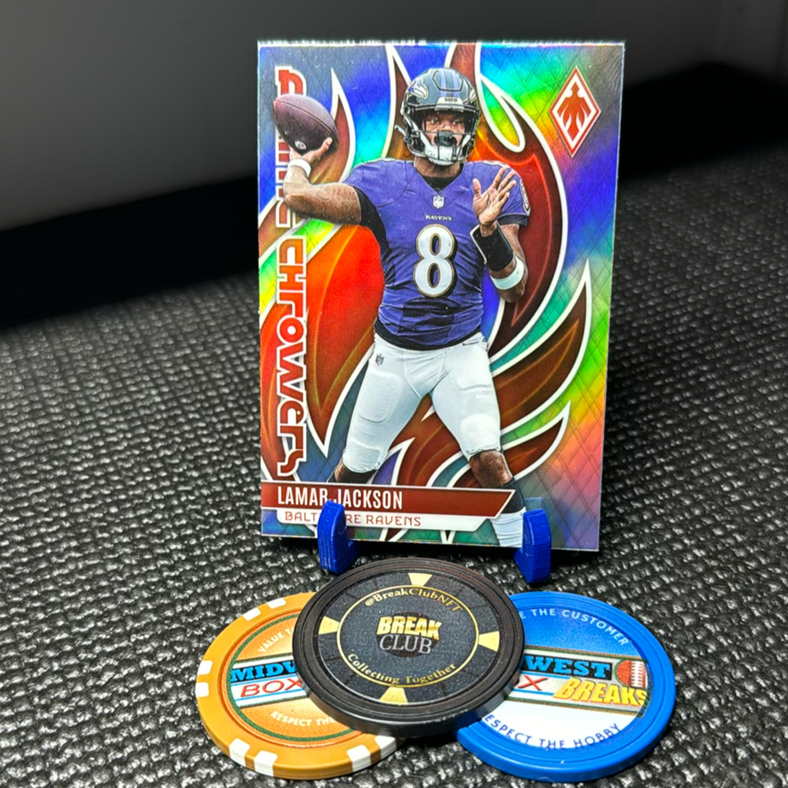 2023 Phoenix Lamar Jackson Flame Throwers Baltimore Ravens