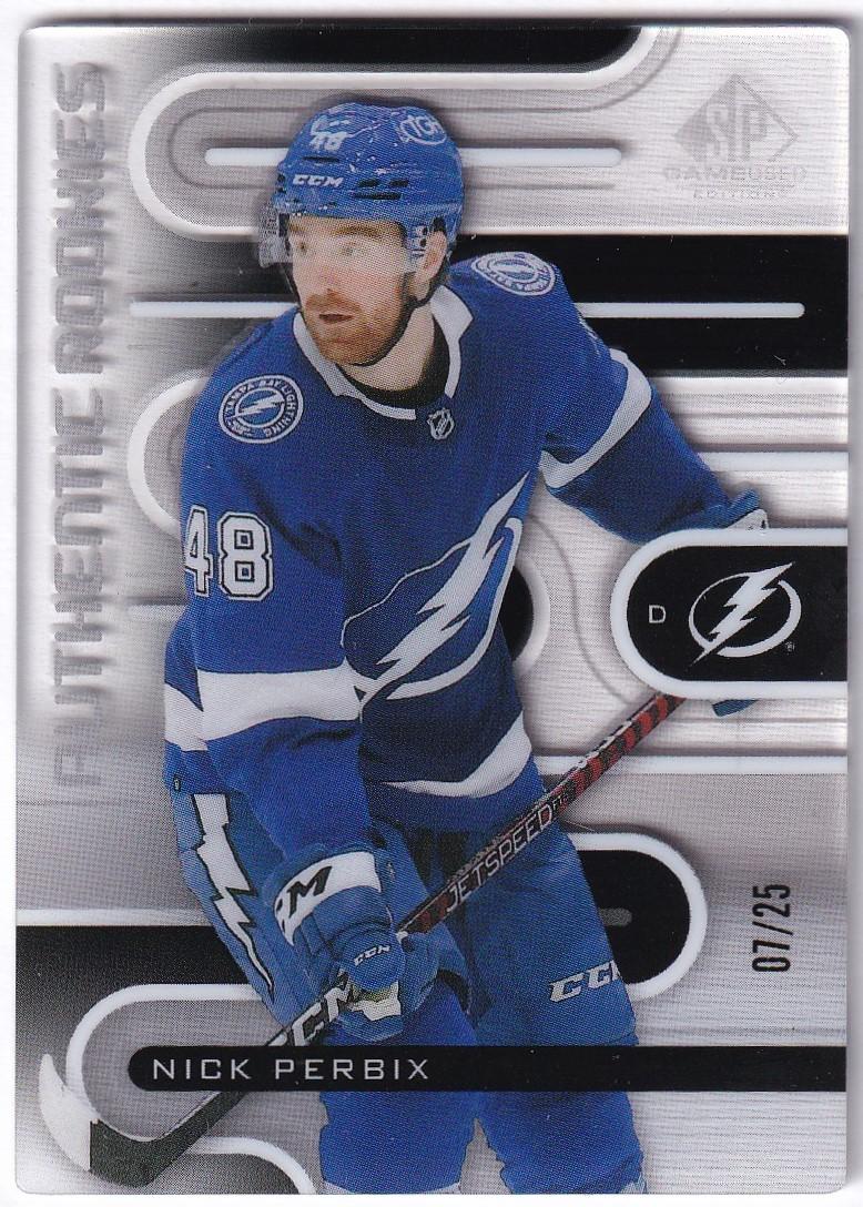2022-23 SP Game Used Crystal #212 Nick Perbix Tampa Bay Lightning ...