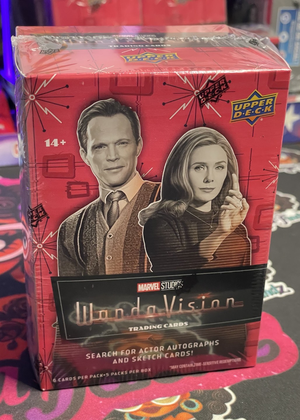 Marvel Studios WandaVision Blaster Box (Upper Deck 2023) 5 Packs Per ...