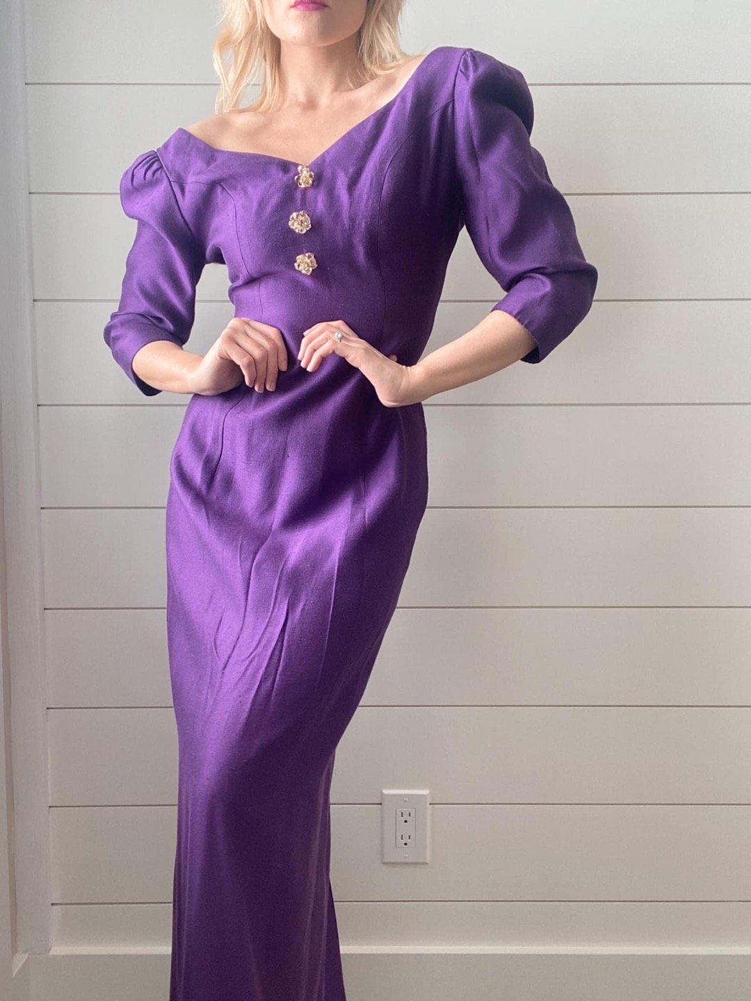 1980s House Of Bianchi Knockout Dress