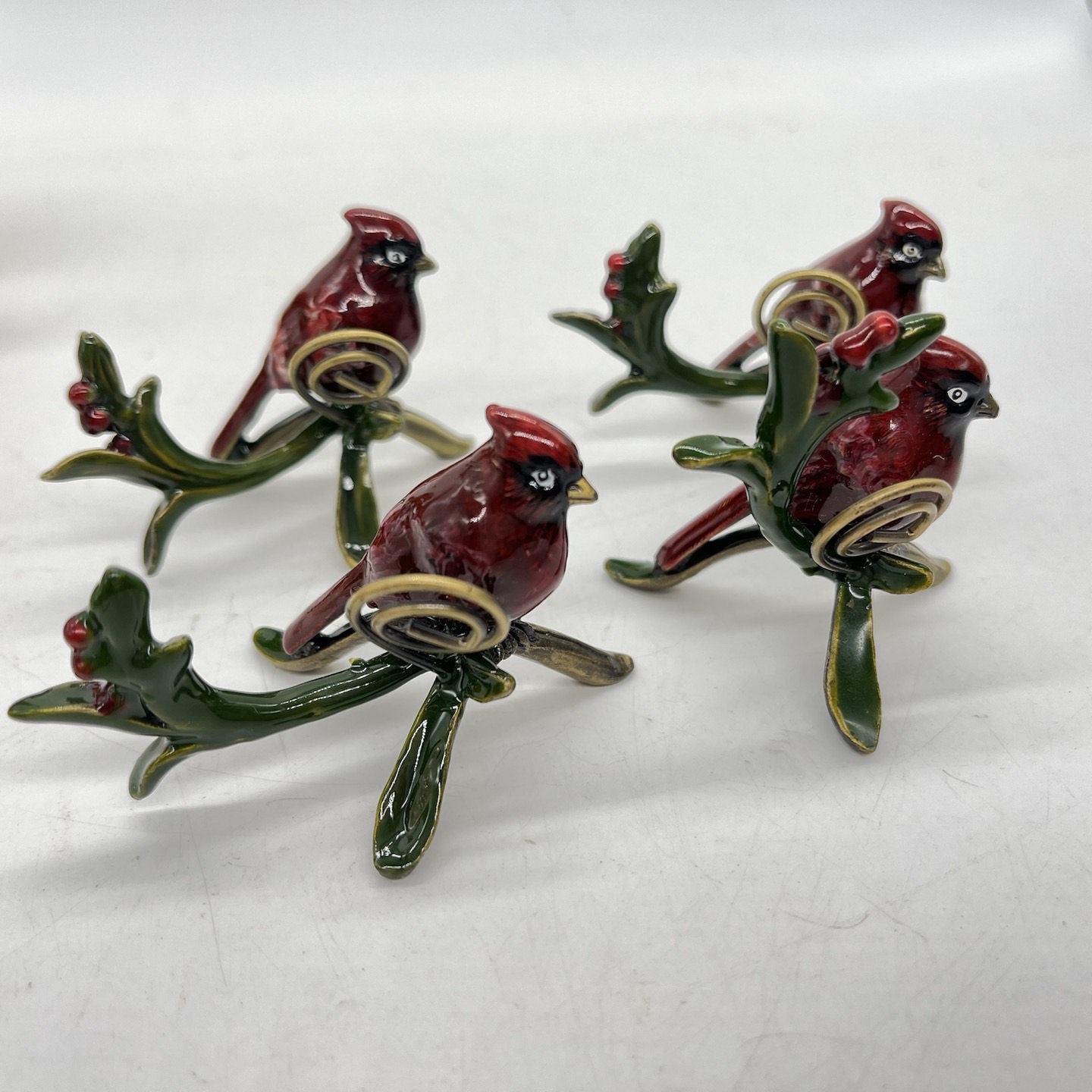 Set Of 4 Pottery Barn Enamel Place Setters