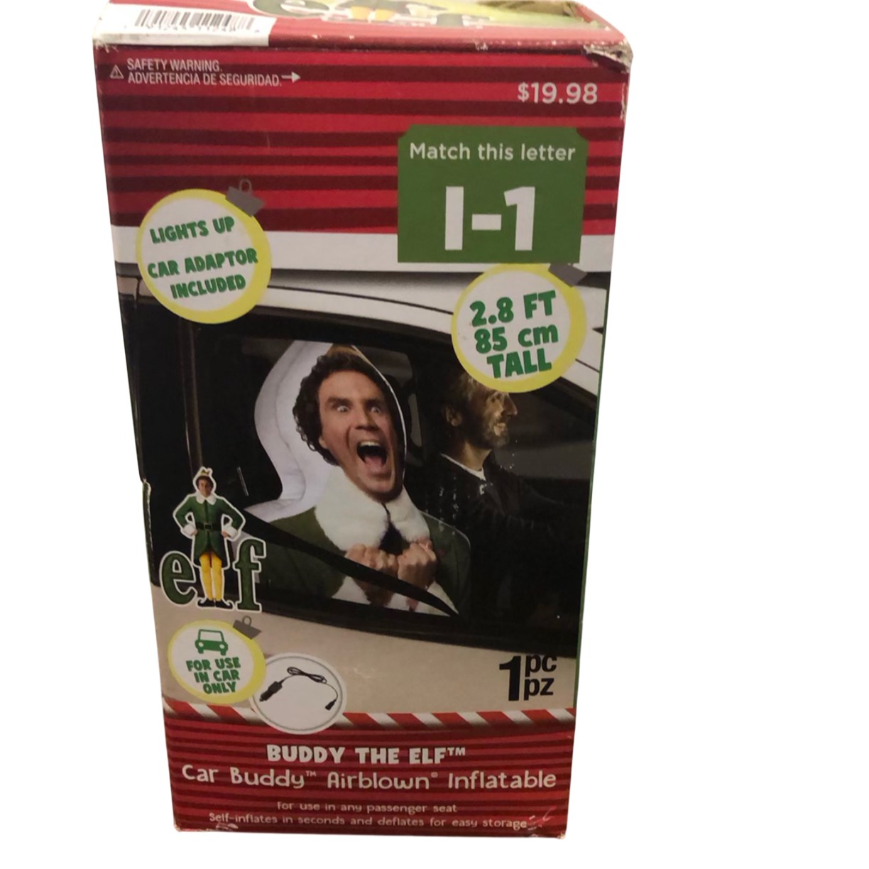 Buddy the Elf Inflatable Car Buddy