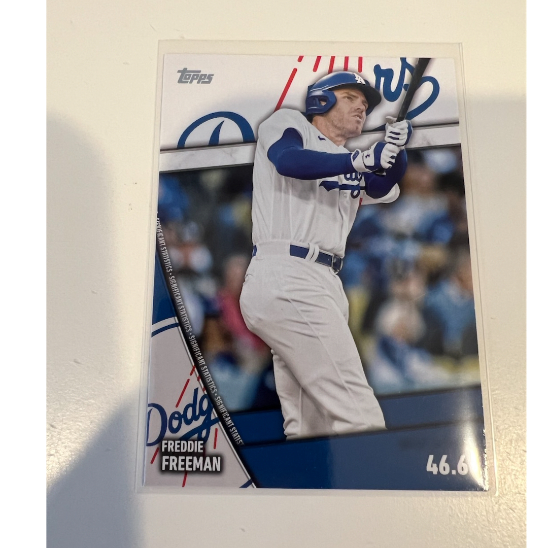Freddie Freeman Significant Statistics Los Angeles Dodgers