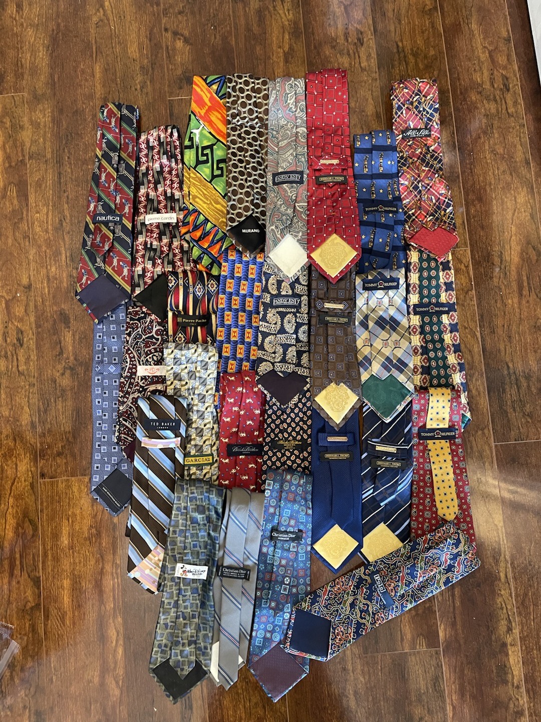 Lot 27 Men’s Neck Ties Name Brands Most Silk