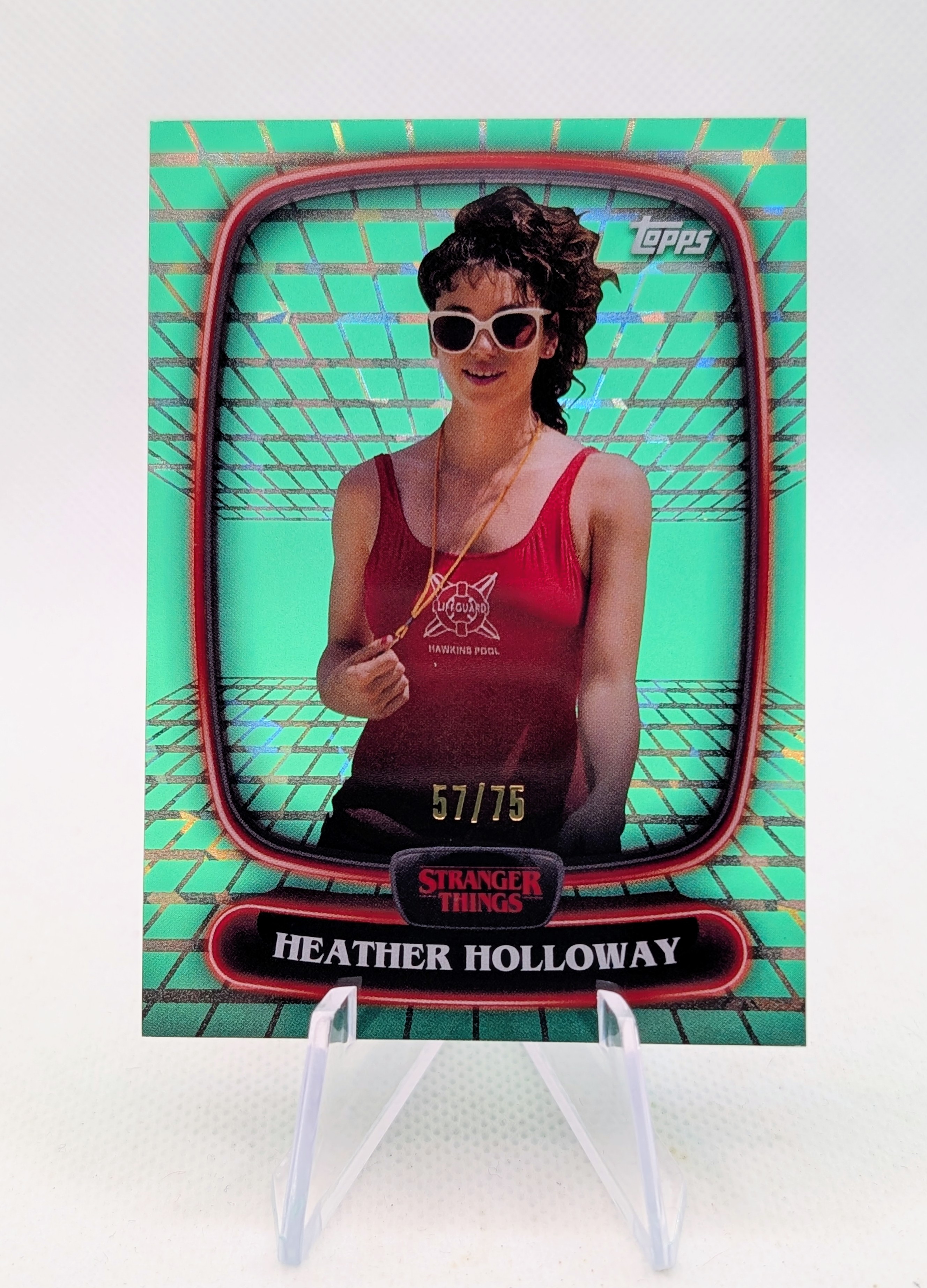 2025 Topps Stranger Things High Tek Heather Holloway Telekinesis Green ...