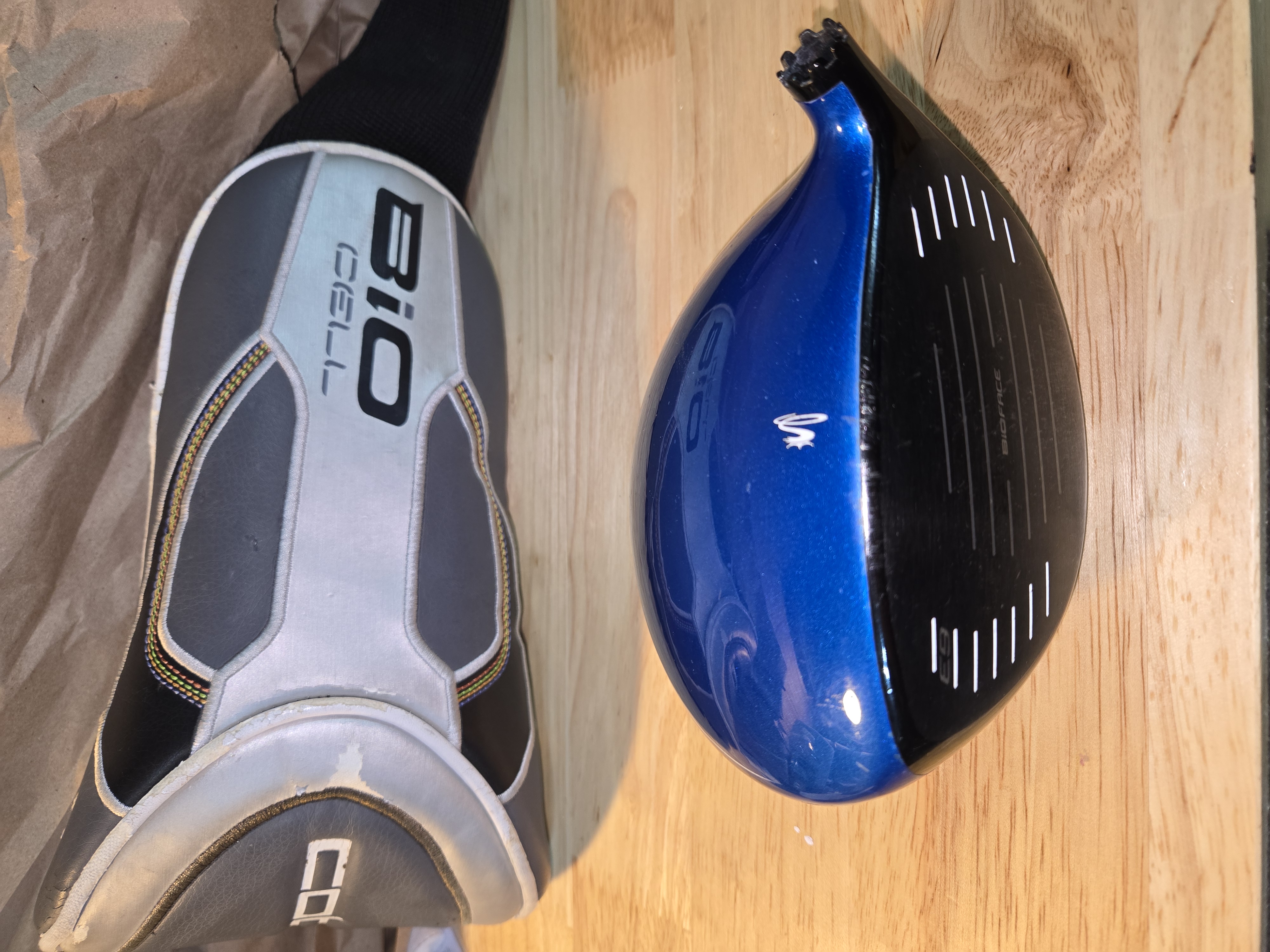 Cobra blue Bio Cell Driver Head and Headcover