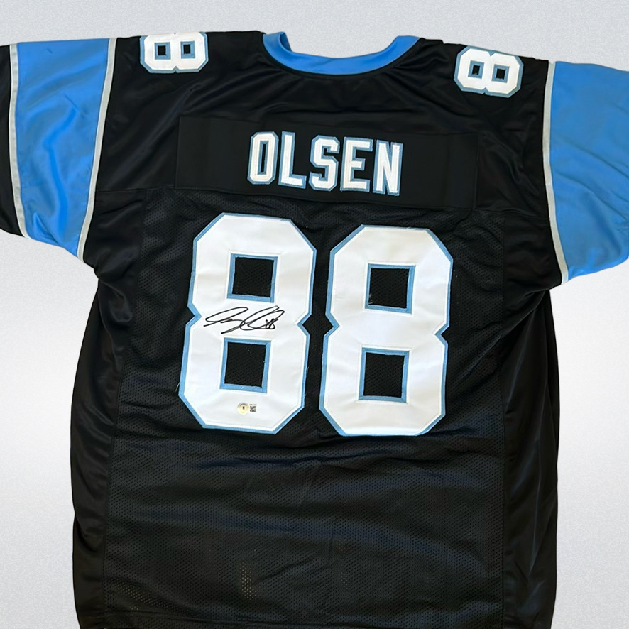 Sign Greg Olsen Jersey With COA
