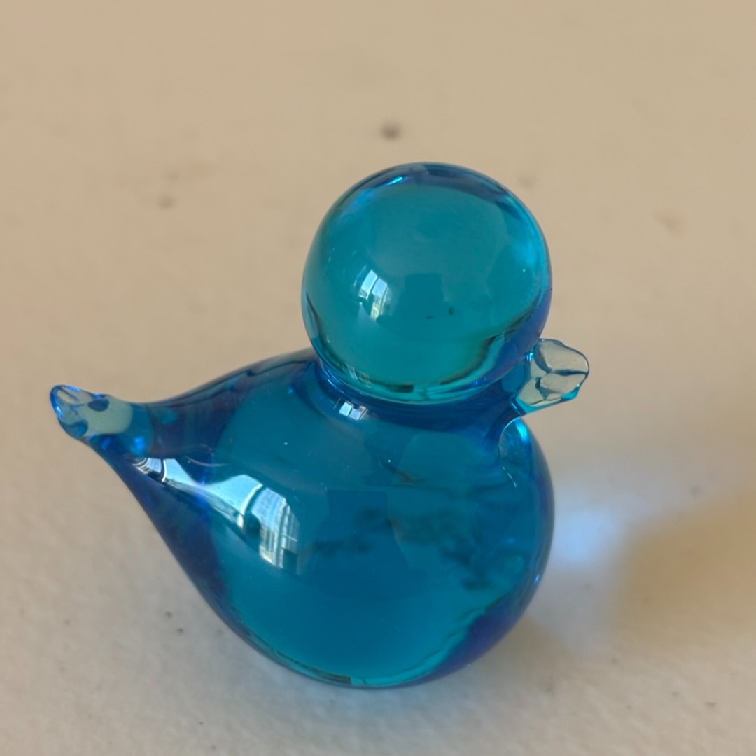 Art glass Mini Blue Bird