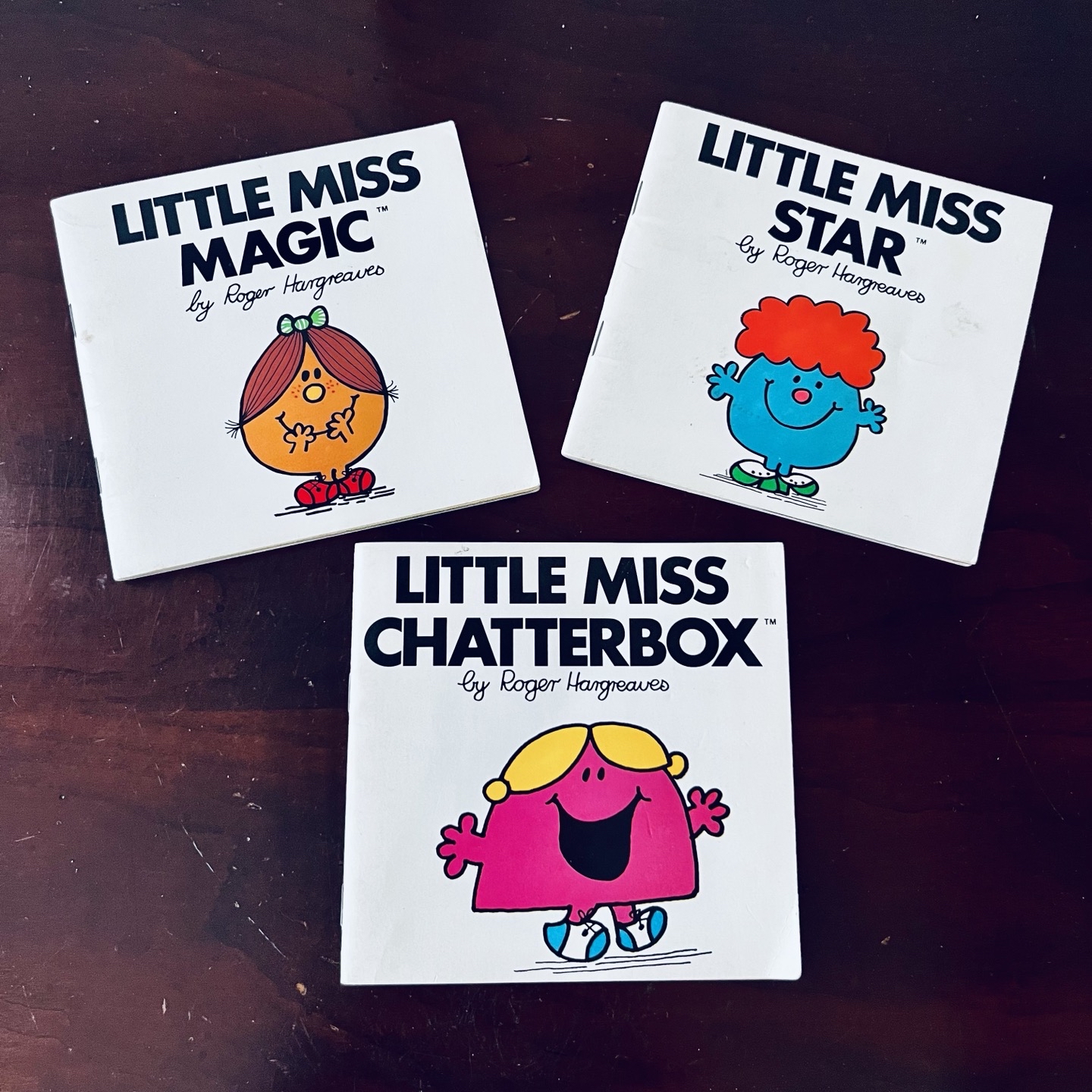 Three 1980s Little Miss Books