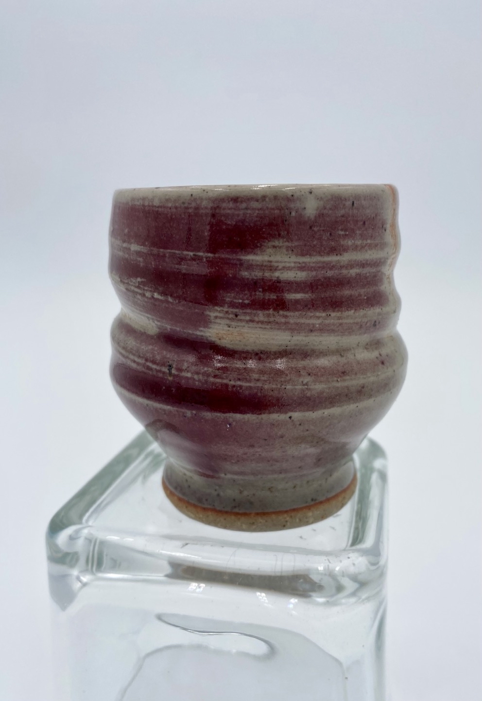Handmade Stoneware Tea Cup, Beautiful Oxblood Red, Russet, Clear Glaze ...
