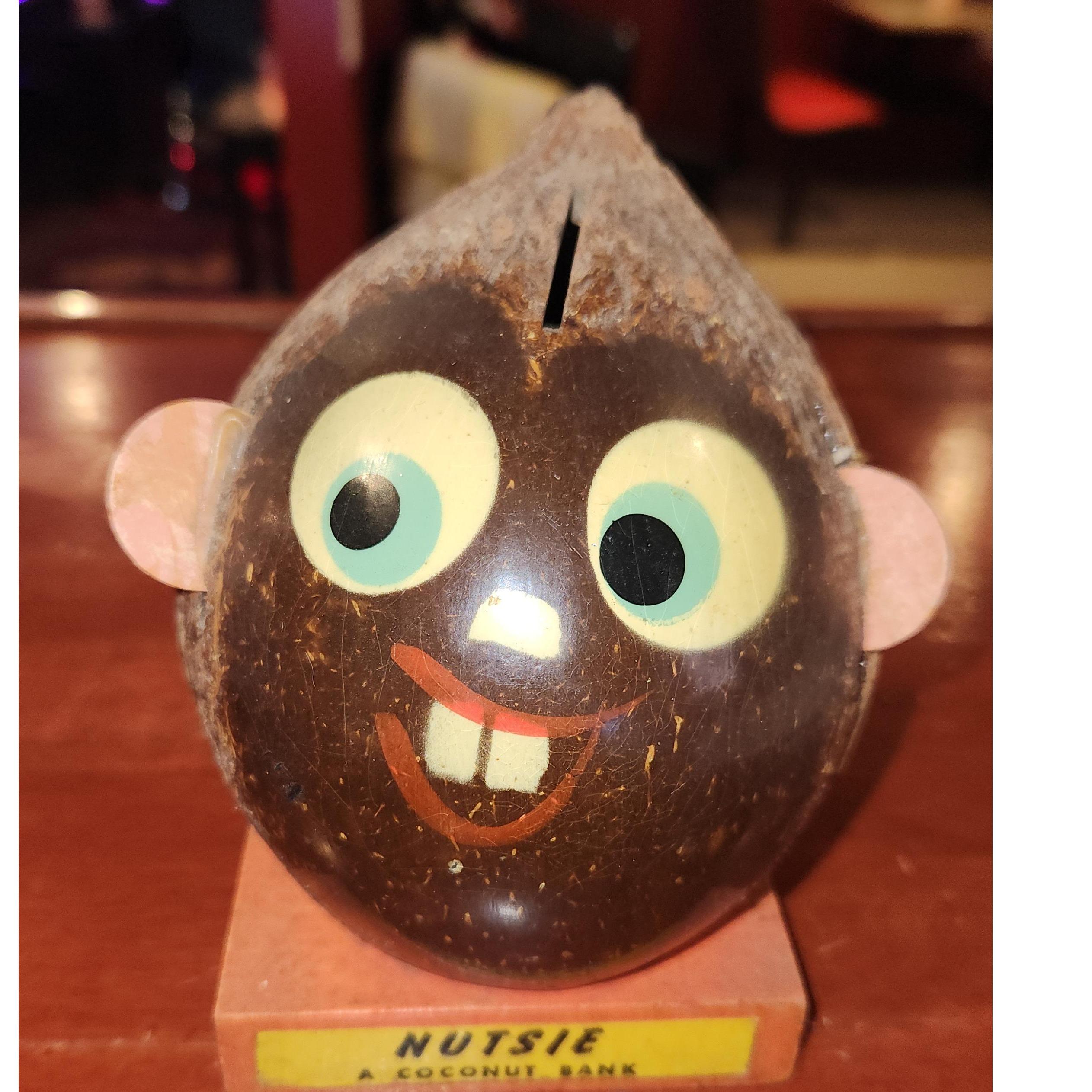 Vintage Nutsie A Coconut Bank Souvenir From Florida