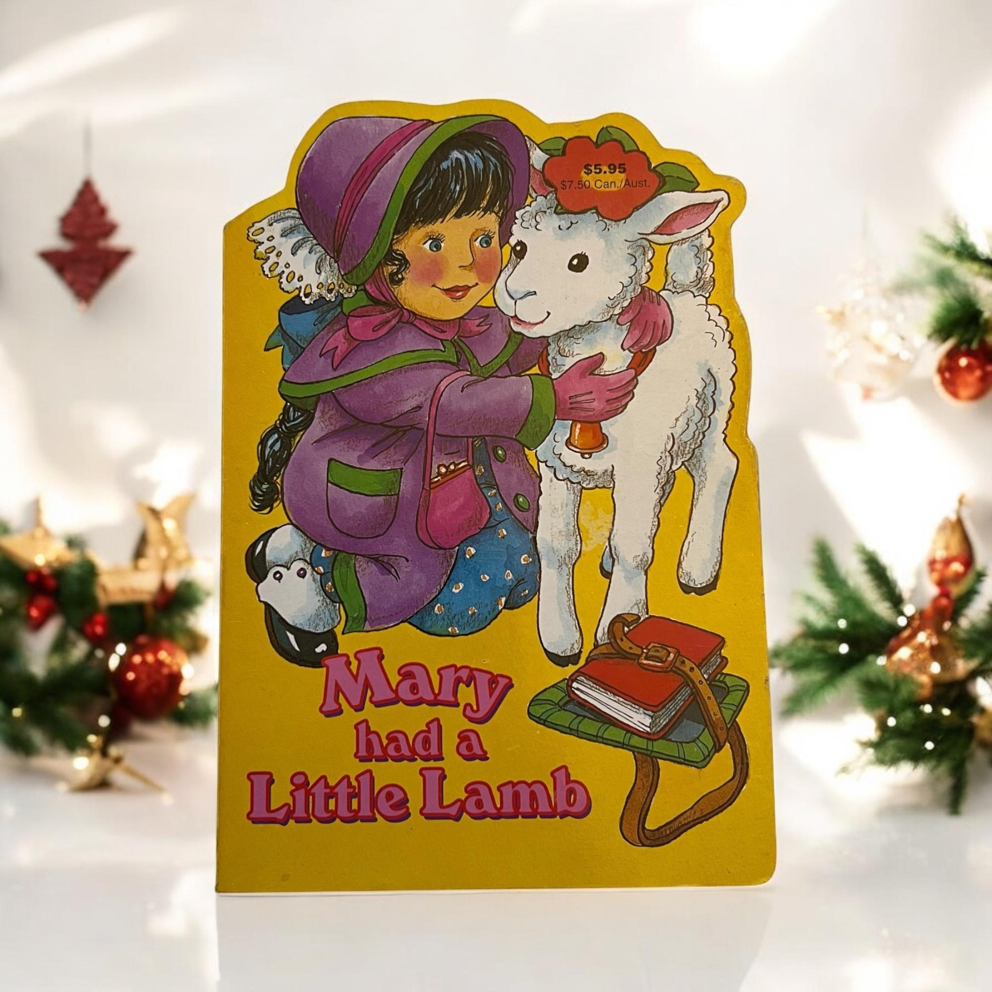 1996 Mary Had A Little Lamb. Vintage Children's Board Book. Nursery ...