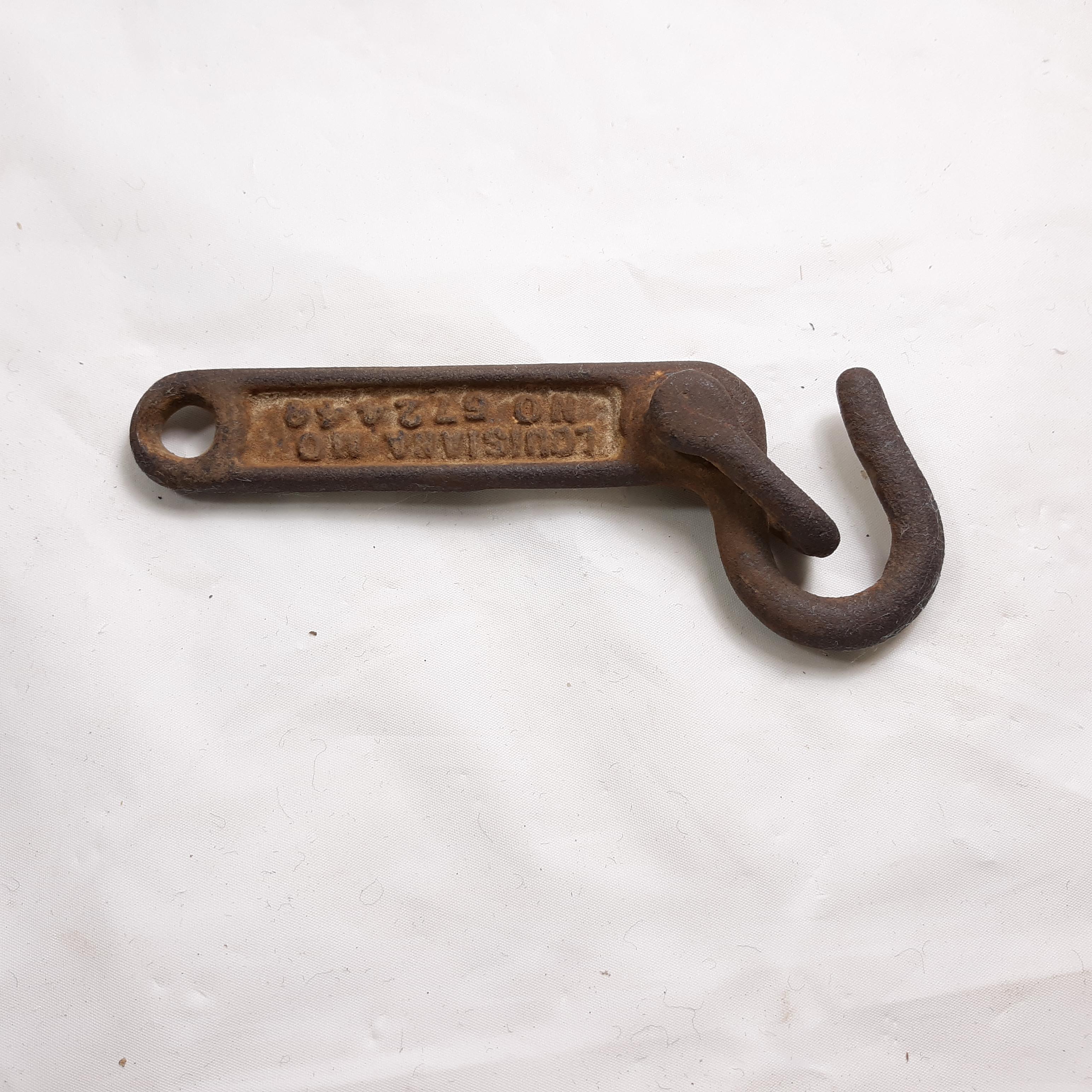 Antique Buffum Tool Co Metal Gate Latch Louisiana MO