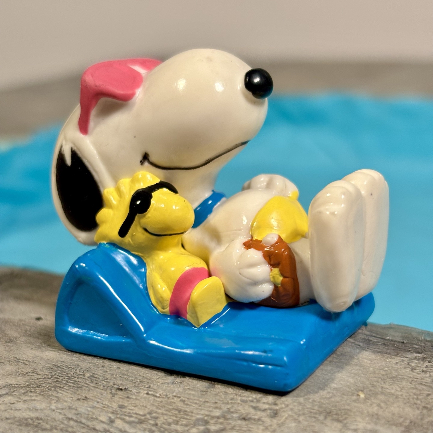 Pool Party Snoopy & Woodstock PVC
