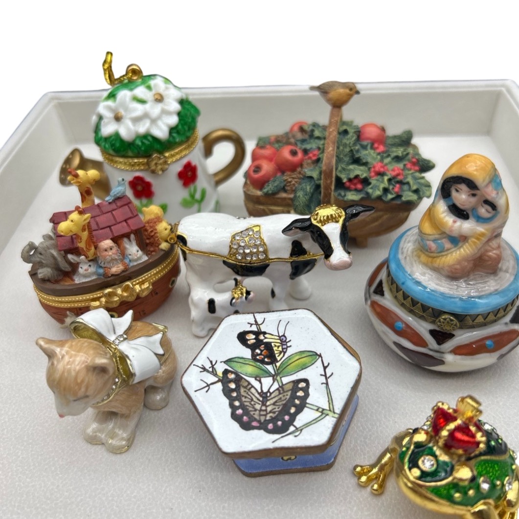 Choice Porcelain Trinket Boxes – Vintage to Modern Collection, Good ...